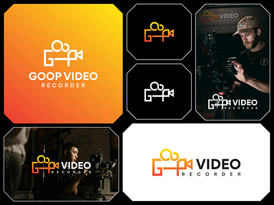 Video Recorder Logo, Camera, Film, Media Brand Identity by Drastic Logo ...