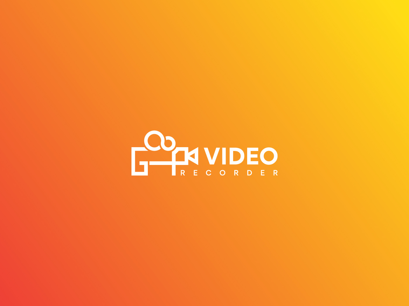 Video Recorder Logo, Camera, Film, Media Brand Identity by Drastic Logo ...