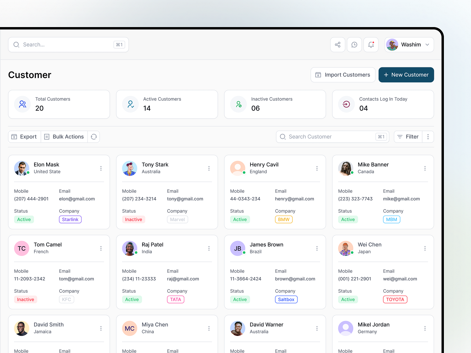 Effix CRM - Customer Page Design by Filllo - SaaS Design Agency on Dribbble