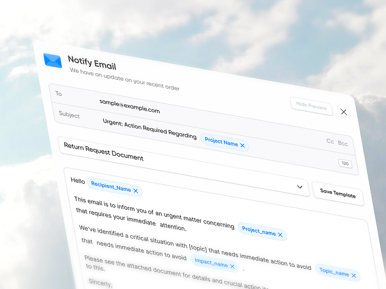 Email UI/UX Design by Hashib Hossain on Dribbble