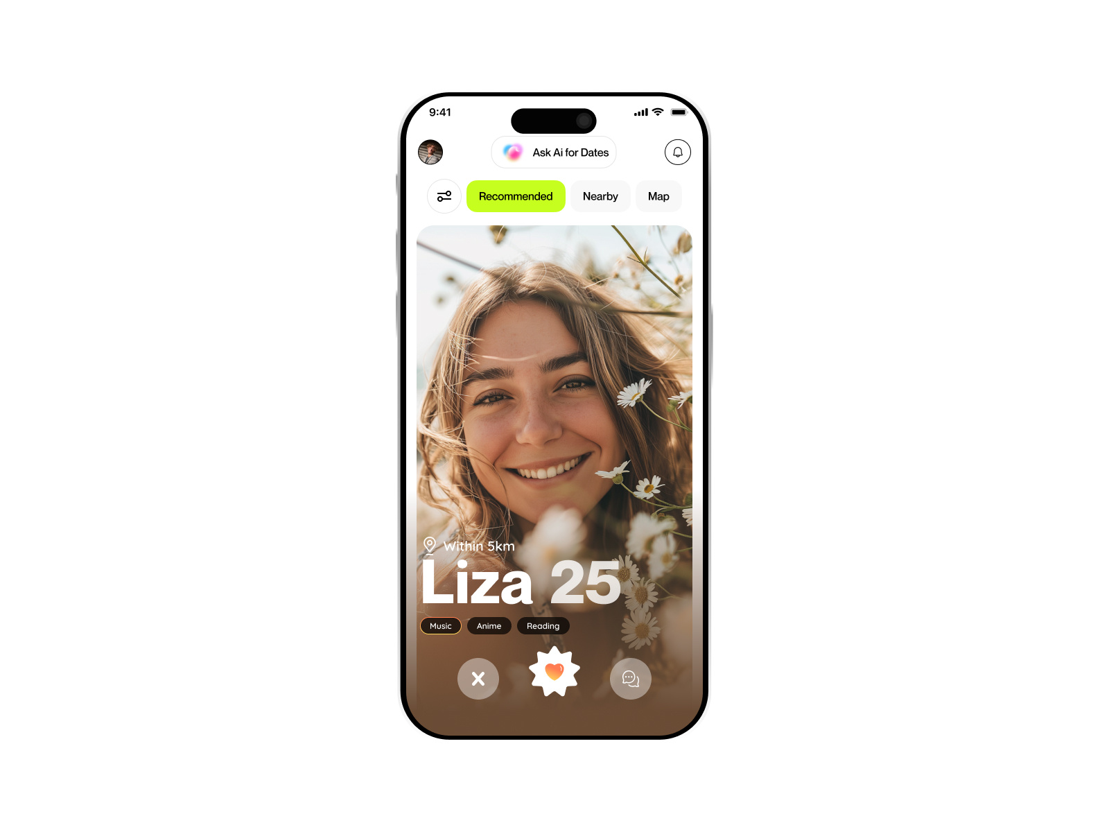 Ai dating app design by lazy kar for LazyInterface UI UX Team on Dribbble