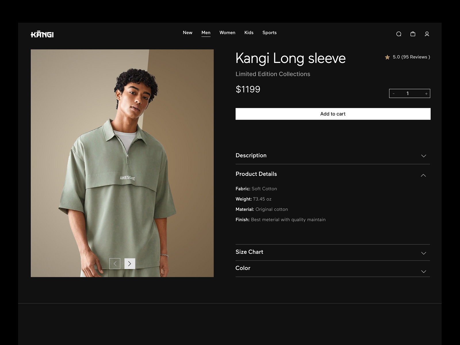 Ecommerce Fashion Product Details Page Design Ui by Efat Khan for ...