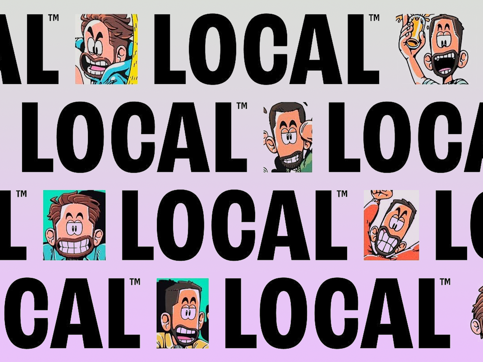 LOCAL Brand Pattern by Martin Handl on Dribbble