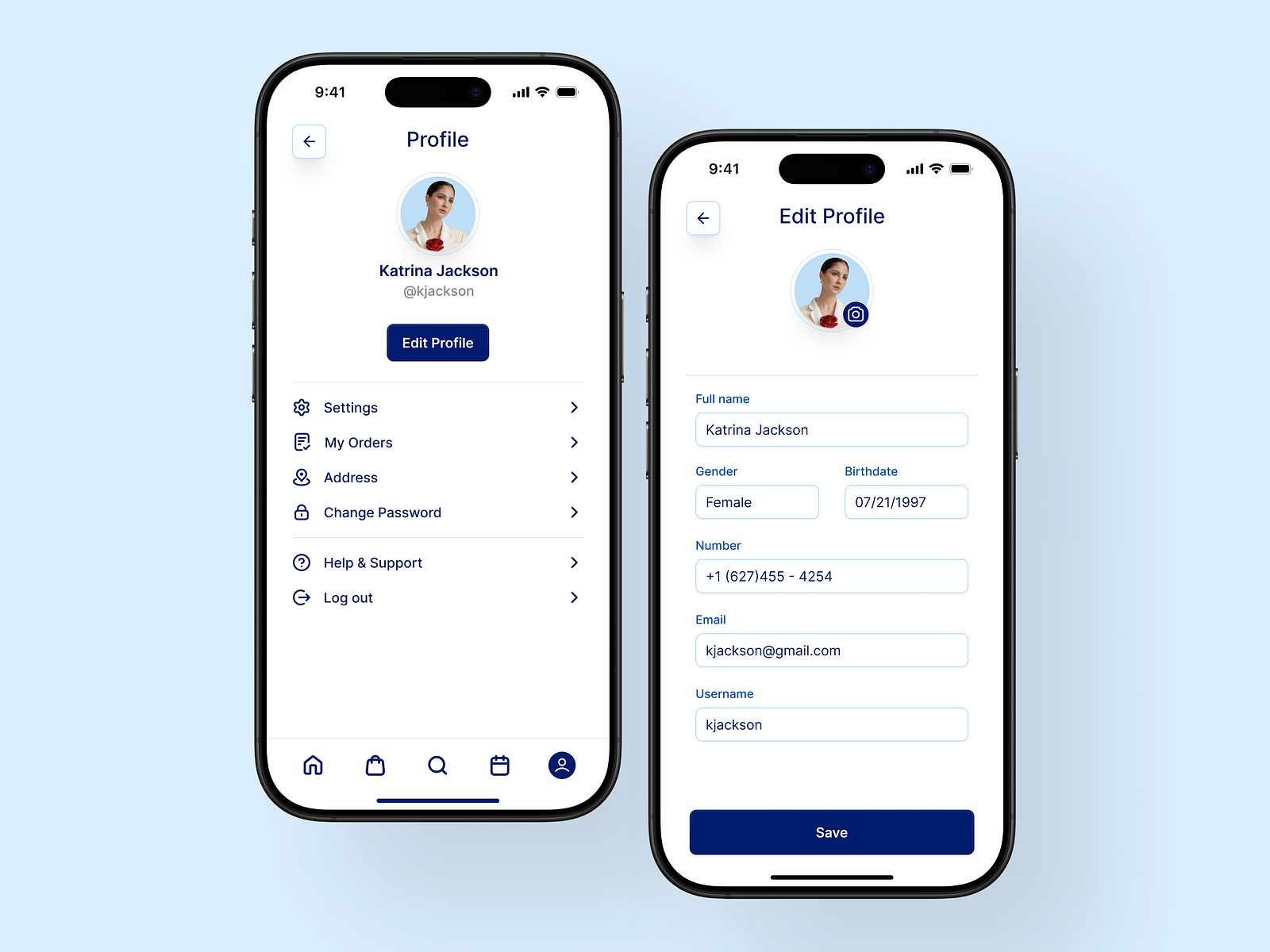 User Profile Mobile Prototype by Michael on Dribbble