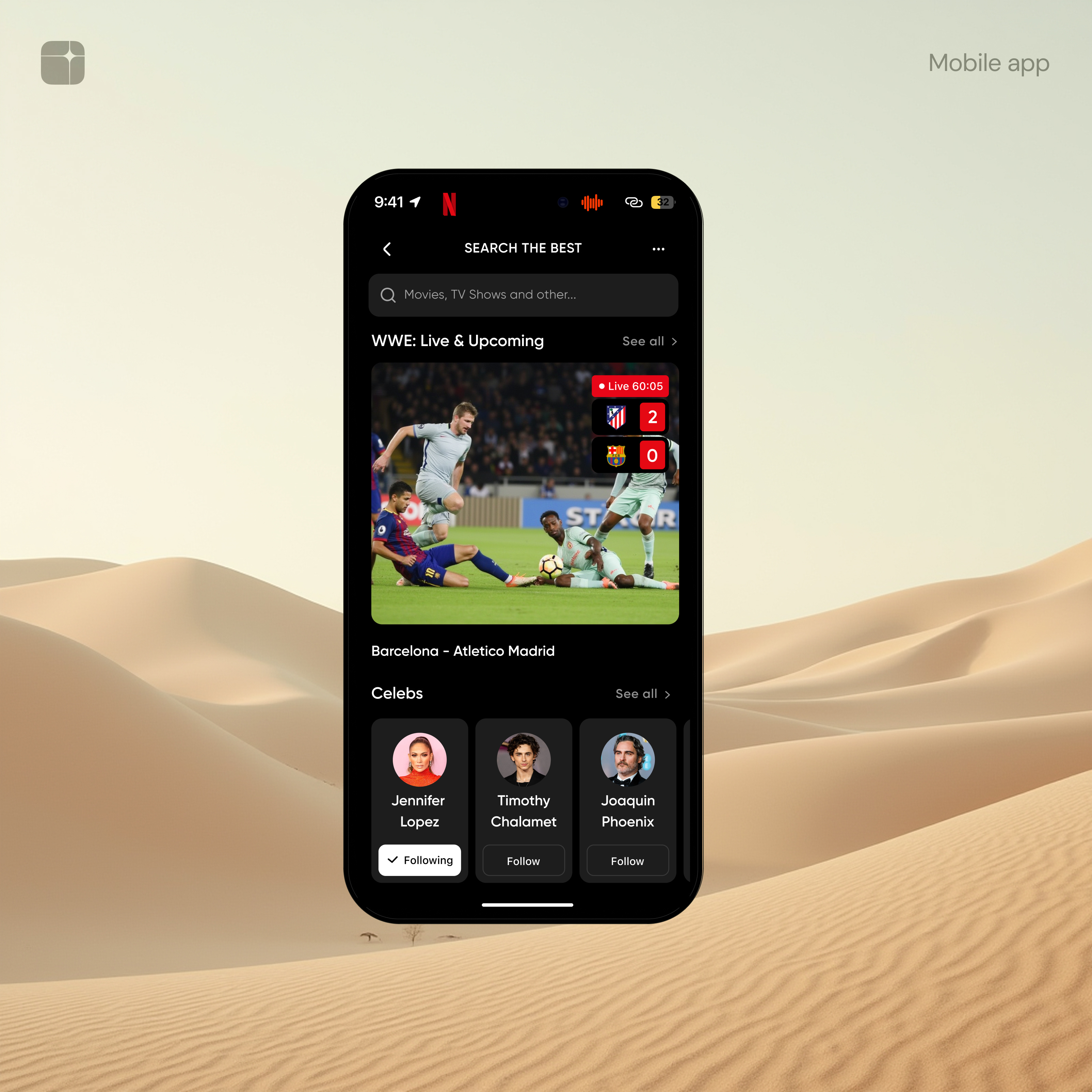 Netflix - UI experiment. by Radiant Studio on Dribbble