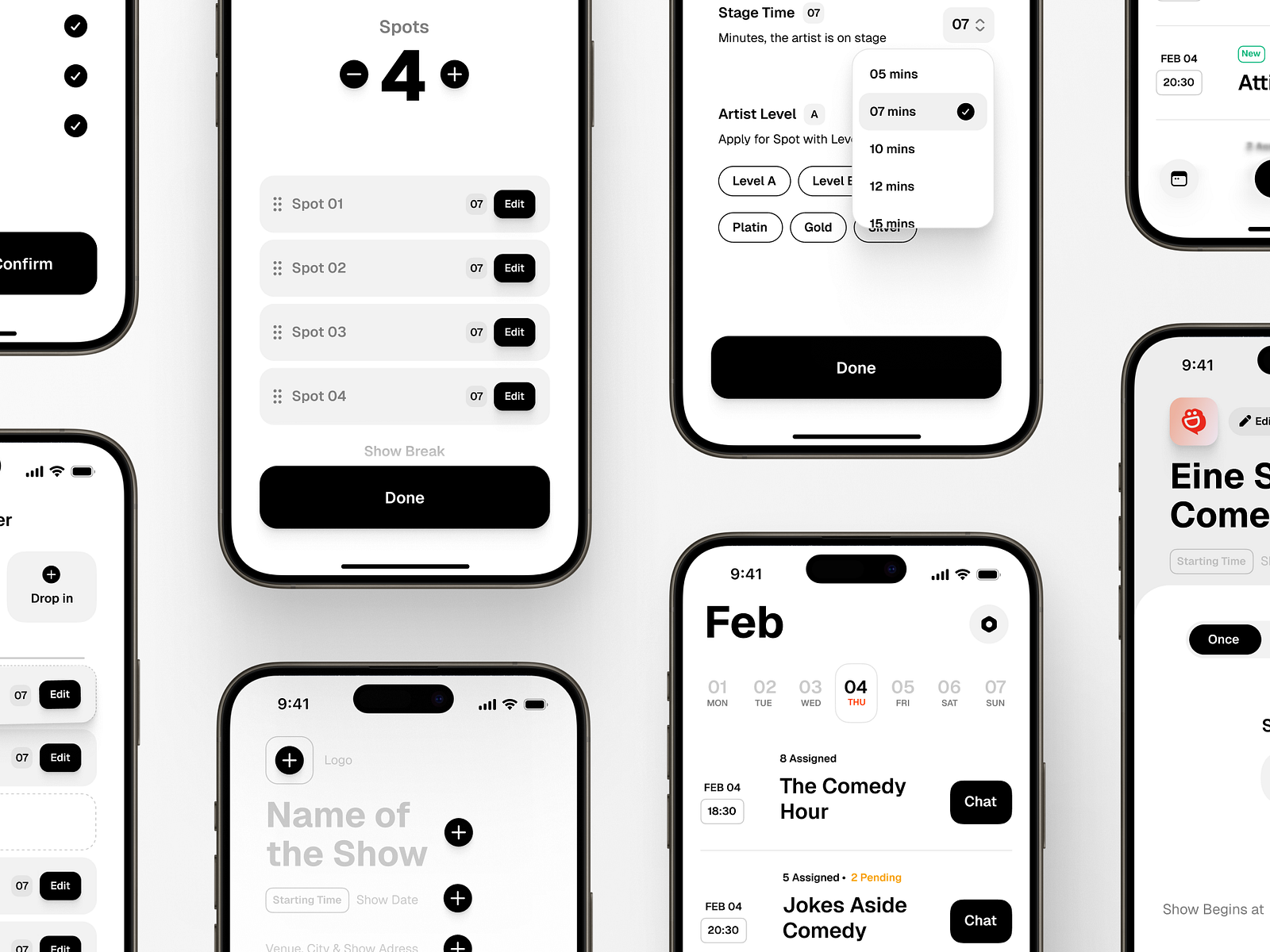 Comedy App by Tino Burkhardt on Dribbble