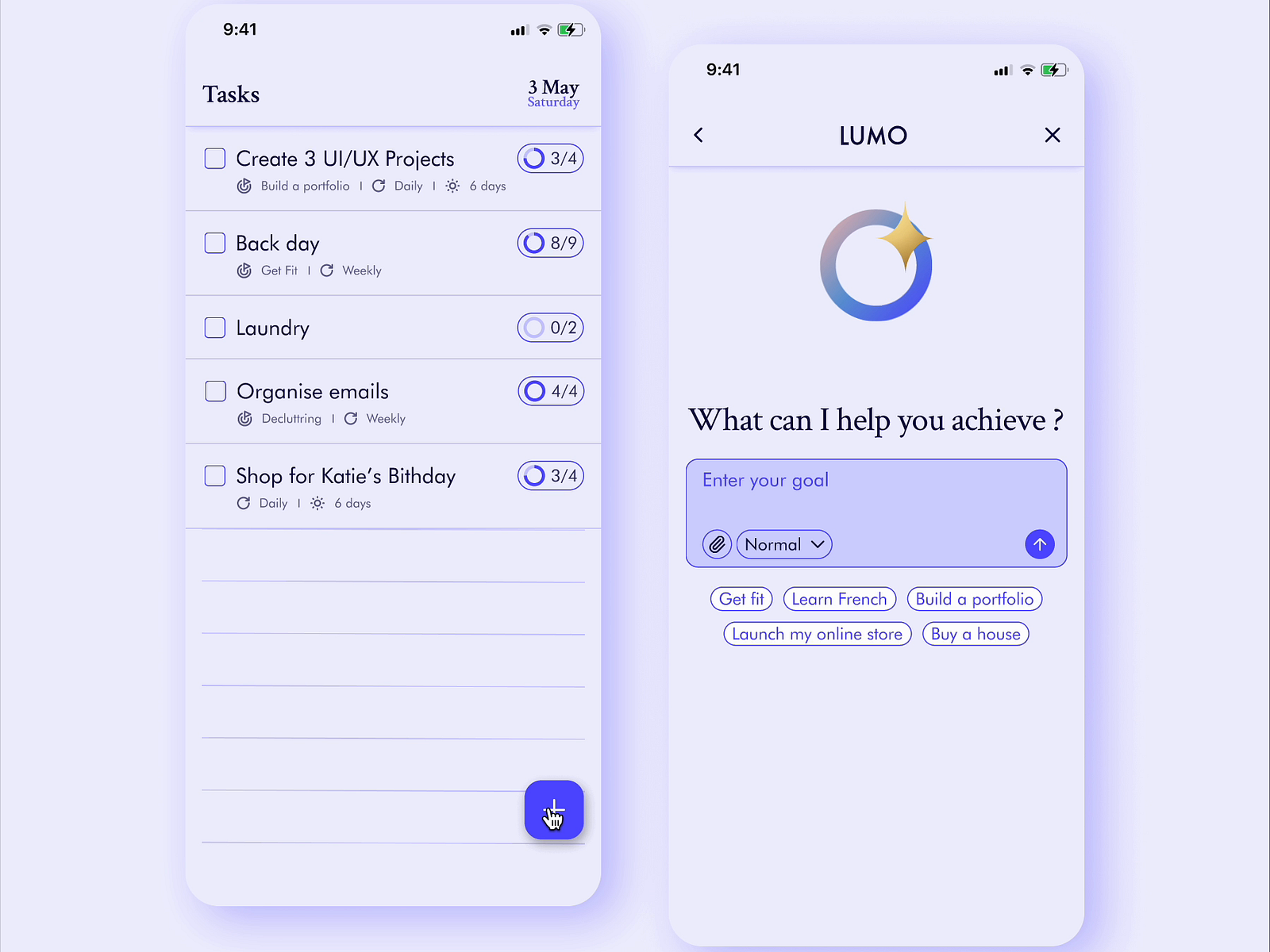 LUMO AI-Powered Productivity Application by Priyanshi Choudhury on Dribbble