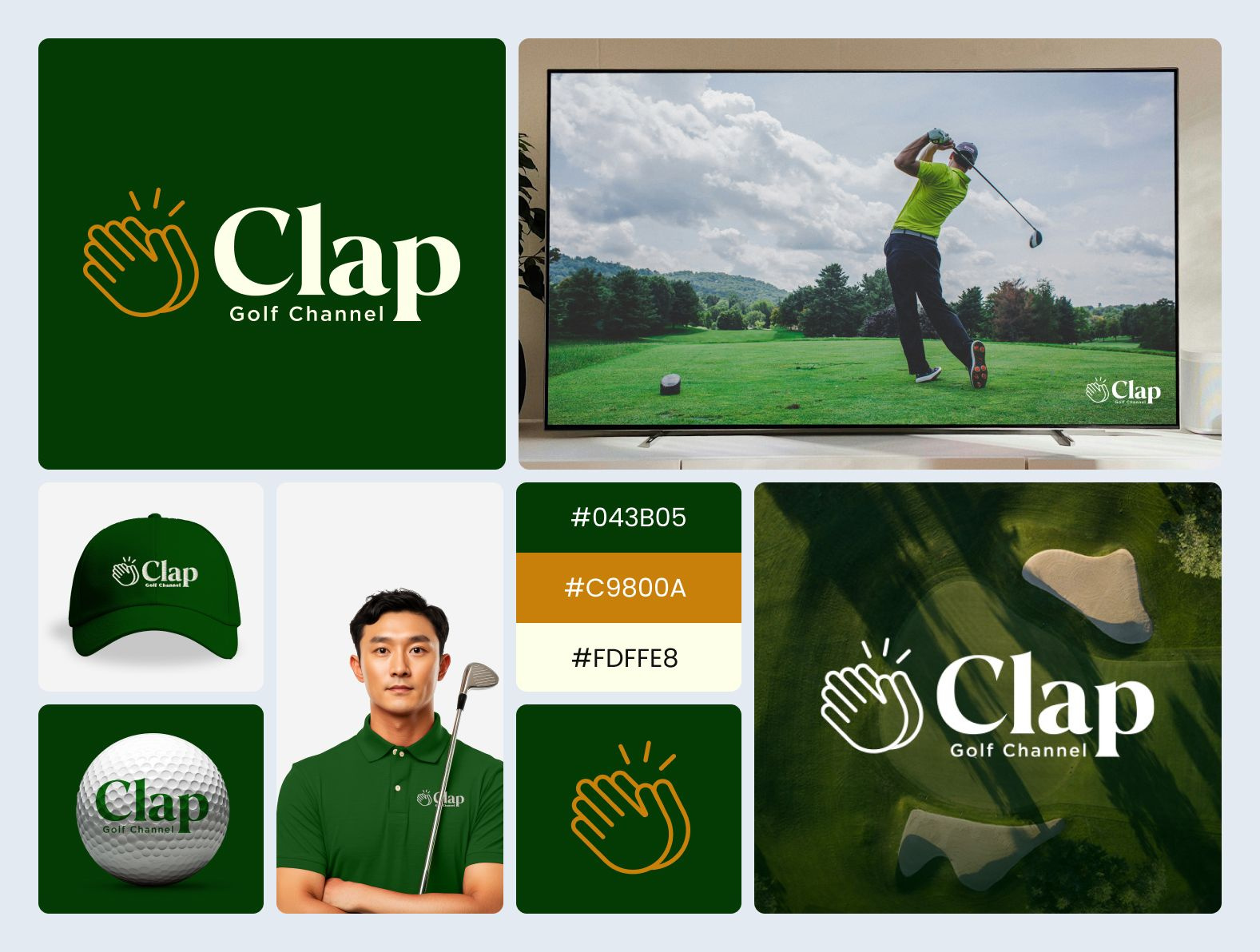 Clap Golf Channel by Payton Grant on Dribbble