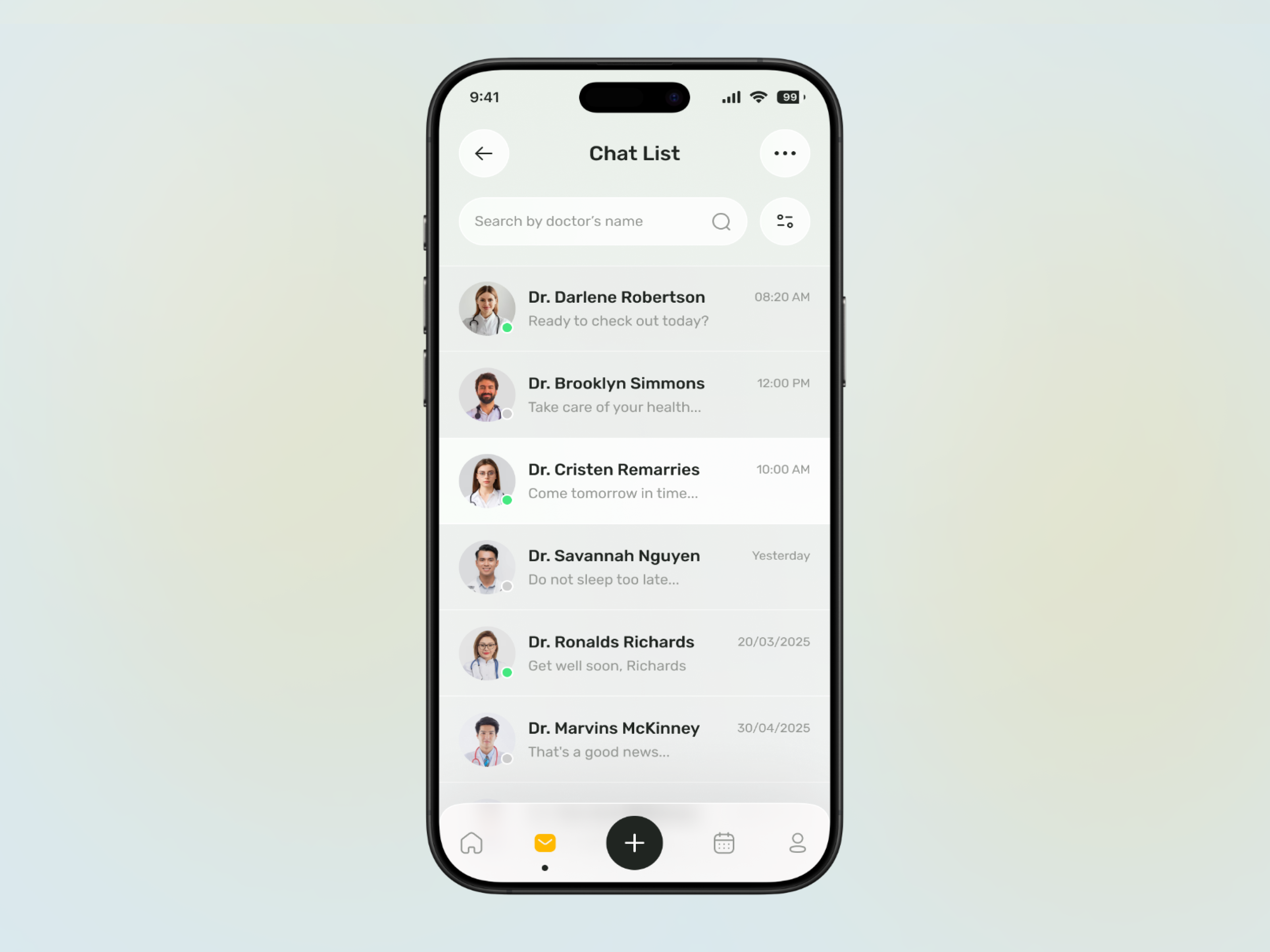 Empowering Health Care Mobile App Chat Screen by Sagor Shopon 🔥 for Design Veli on Dribbble