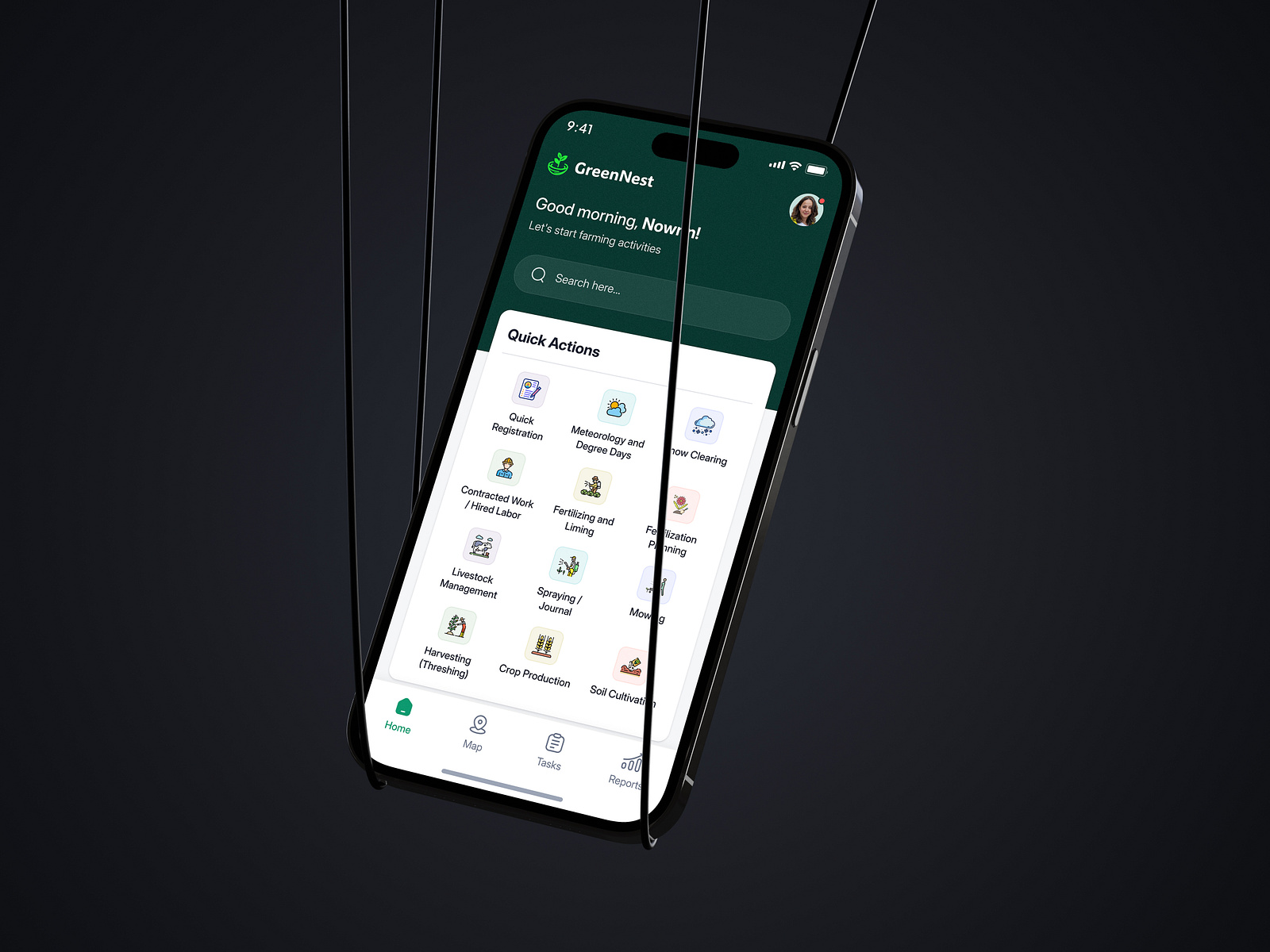GreenNest – Smart Farm Management App UI by IKBAL HOSSAIN on Dribbble