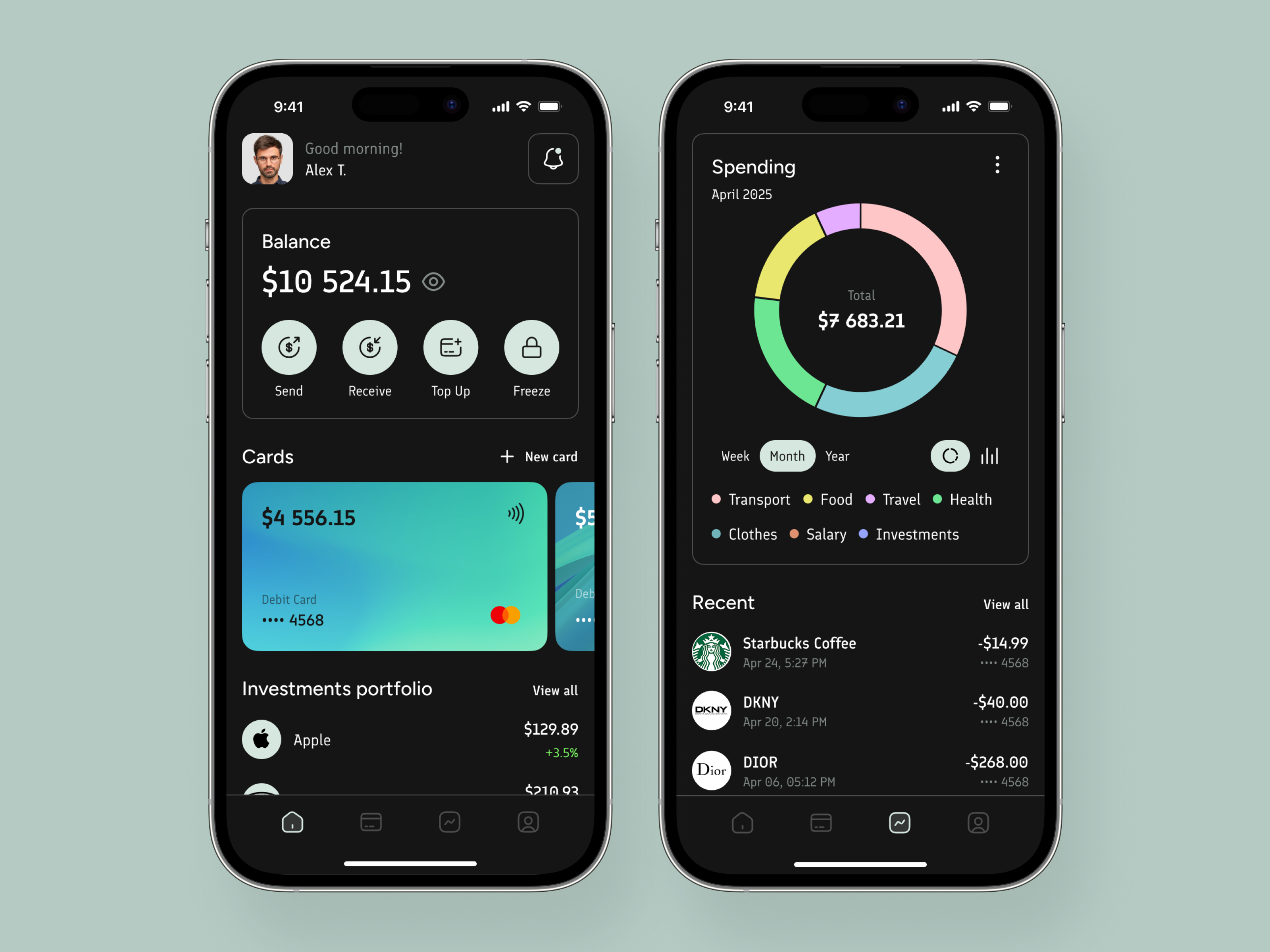 Banking Mobile App Design by Ronas IT | UI/UX Team on Dribbble
