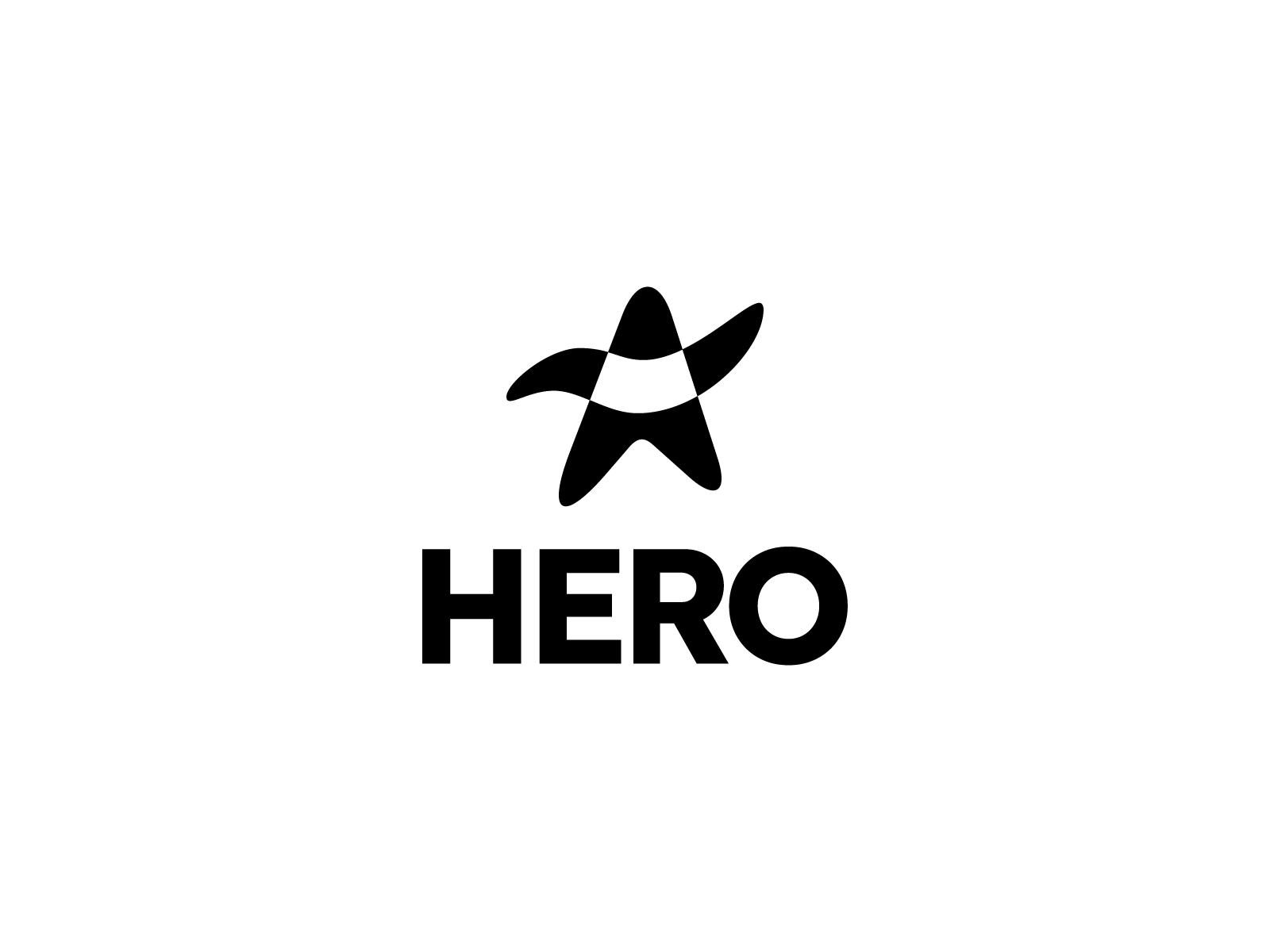 Hero Logo Design (Unused for Sale) by Mihai Dolganiuc on Dribbble