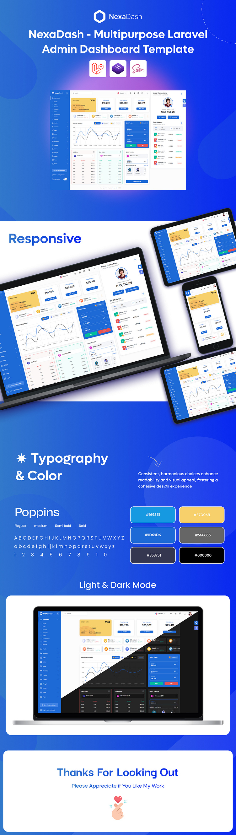 NexaDash – Multipurpose Laravel Admin Dashboard Template by Rahul Dev ...