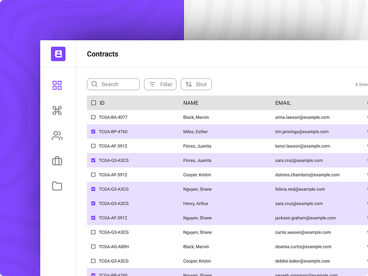Modern Contracts Dashboard UI by Abdul Ahad on Dribbble