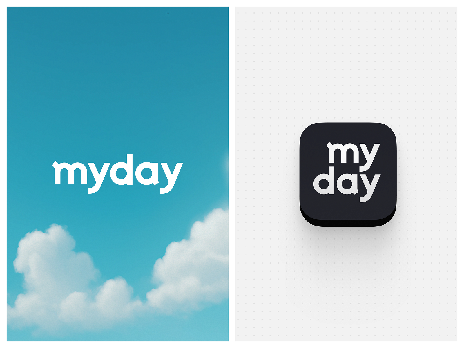 Branding for myday by Ted Kulakevich on Dribbble