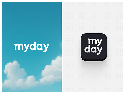 Branding for myday by Ted Kulakevich on Dribbble
