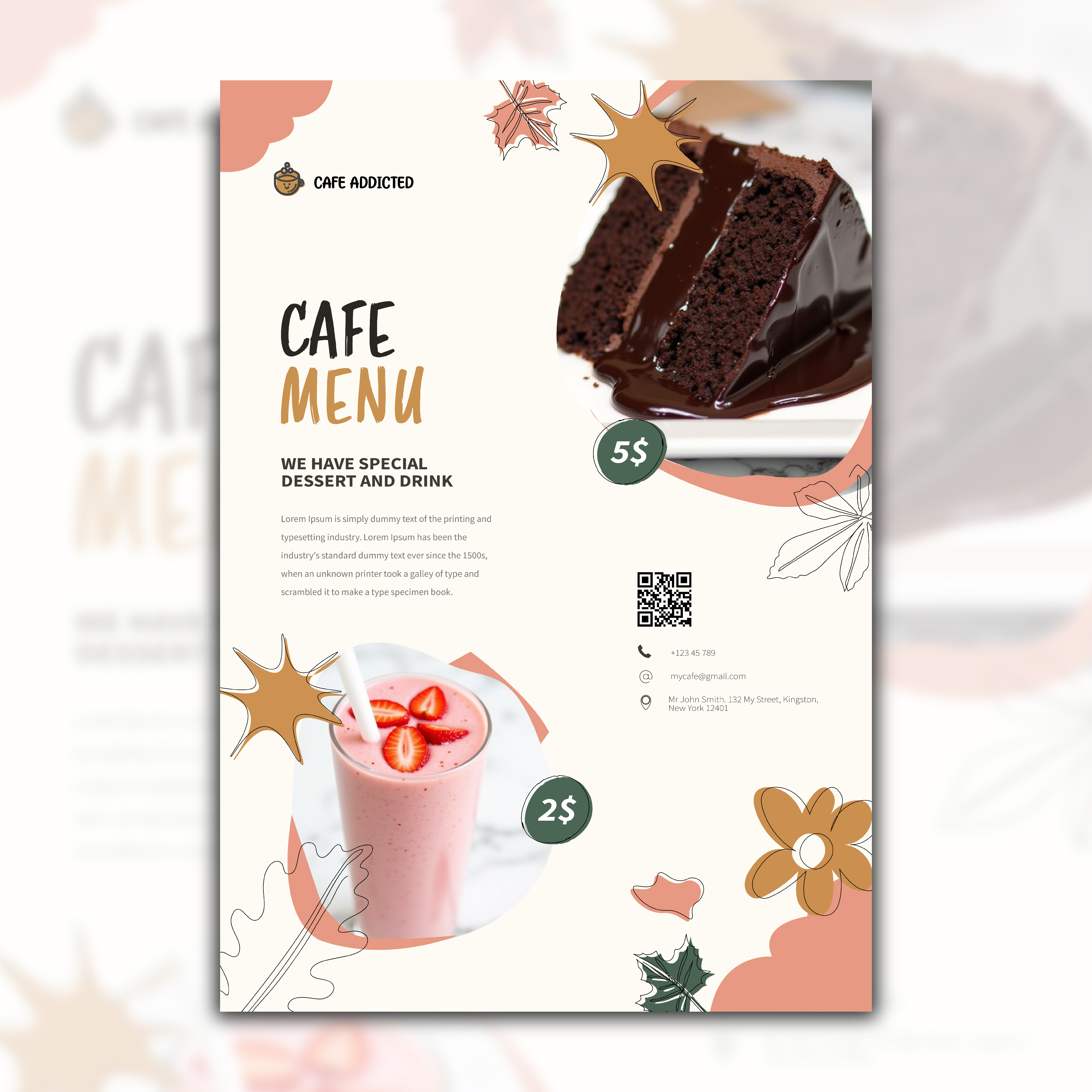 Coffee Shop Menu designs, themes, templates and downloadable graphic ...