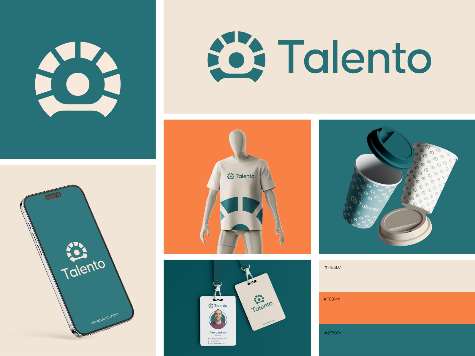 Talento Logo and Branding by Motaleb Hossain on Dribbble