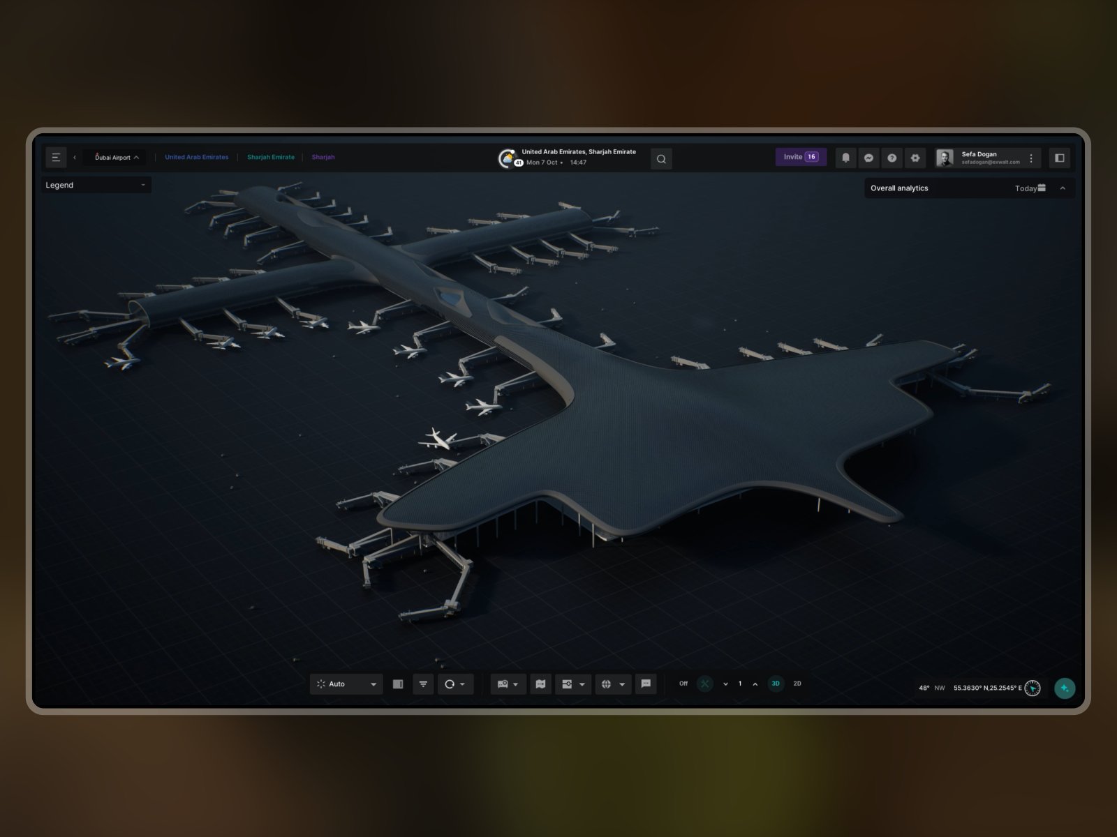 AI-Powered Airport Interface by George Railean on Dribbble