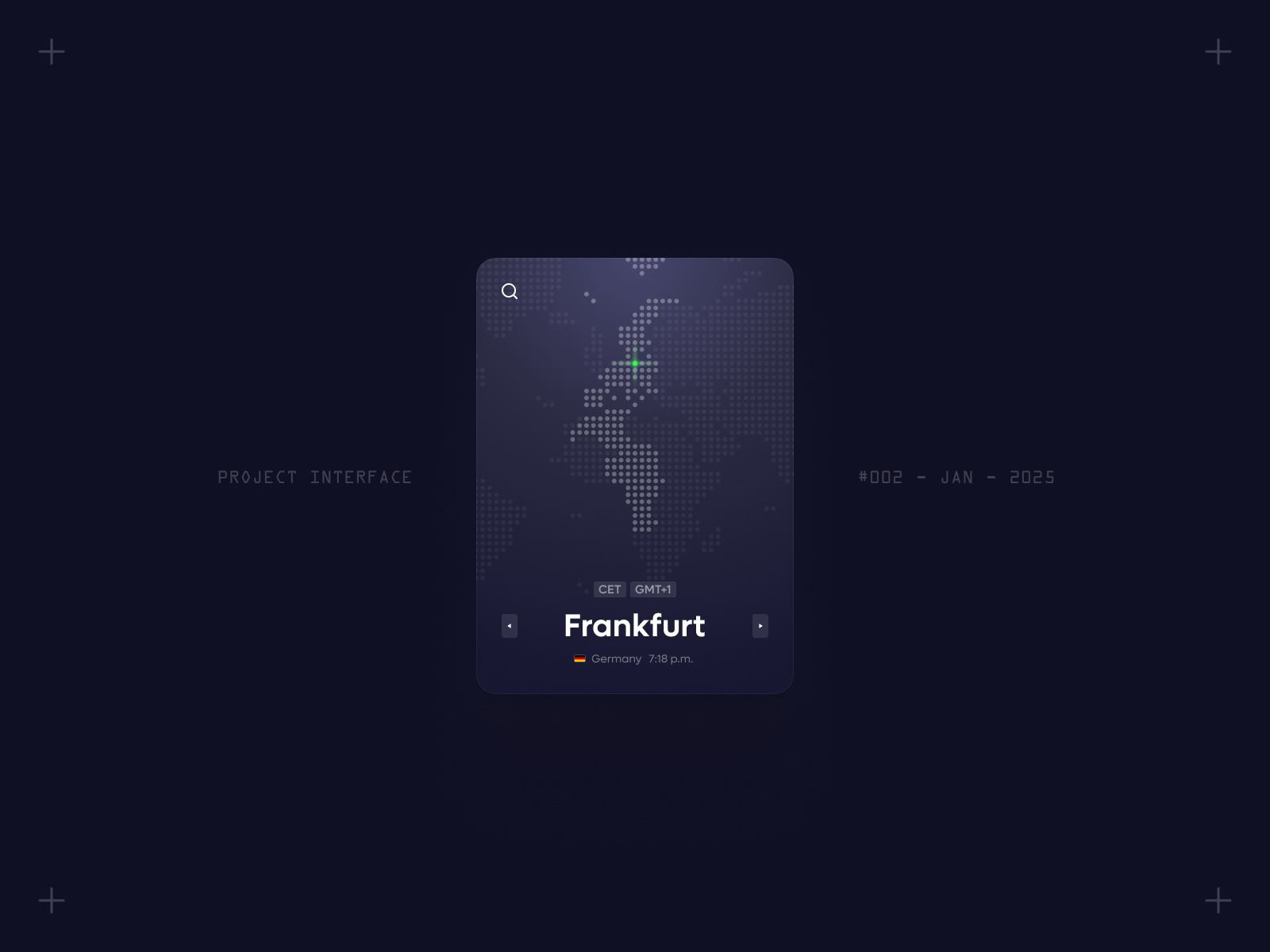 Project Interface 002 Timezone Selector By Sihan Liu On Dribbble