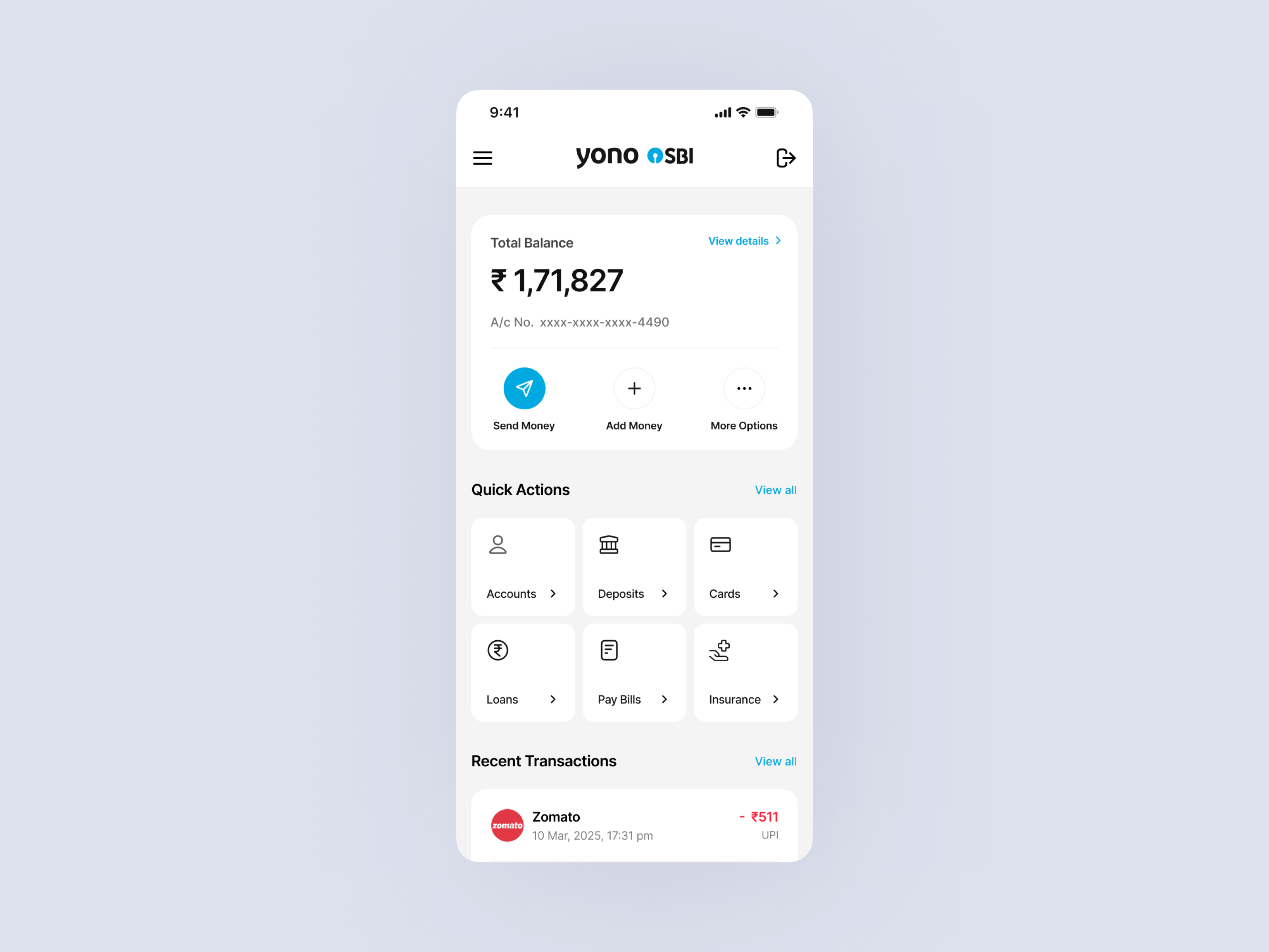 Bank App UI Design by Gaurav singh on Dribbble