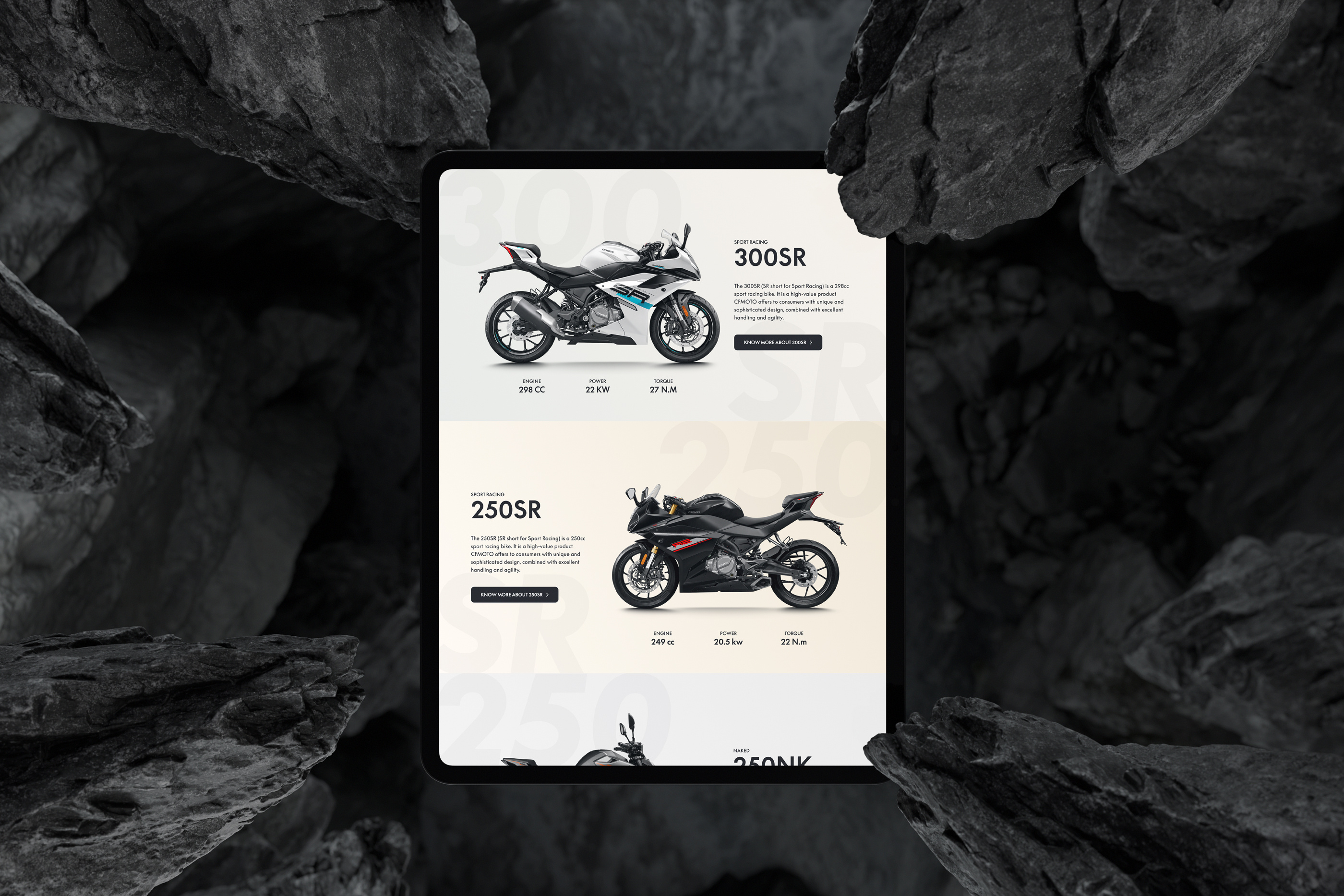 CF Moto Website Design | Motorcycle UI/UX Case Study by Dcastalia ...