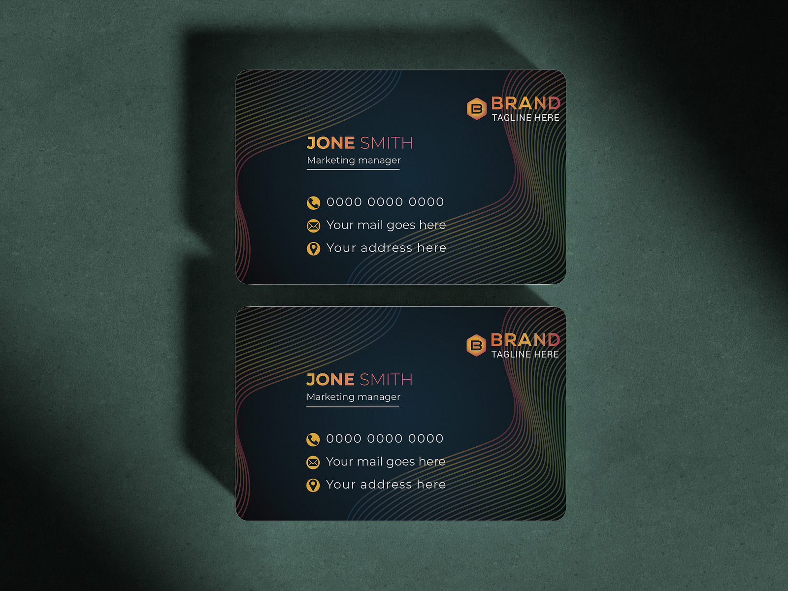 Creative Business card design by Rafi_GFX on Dribbble