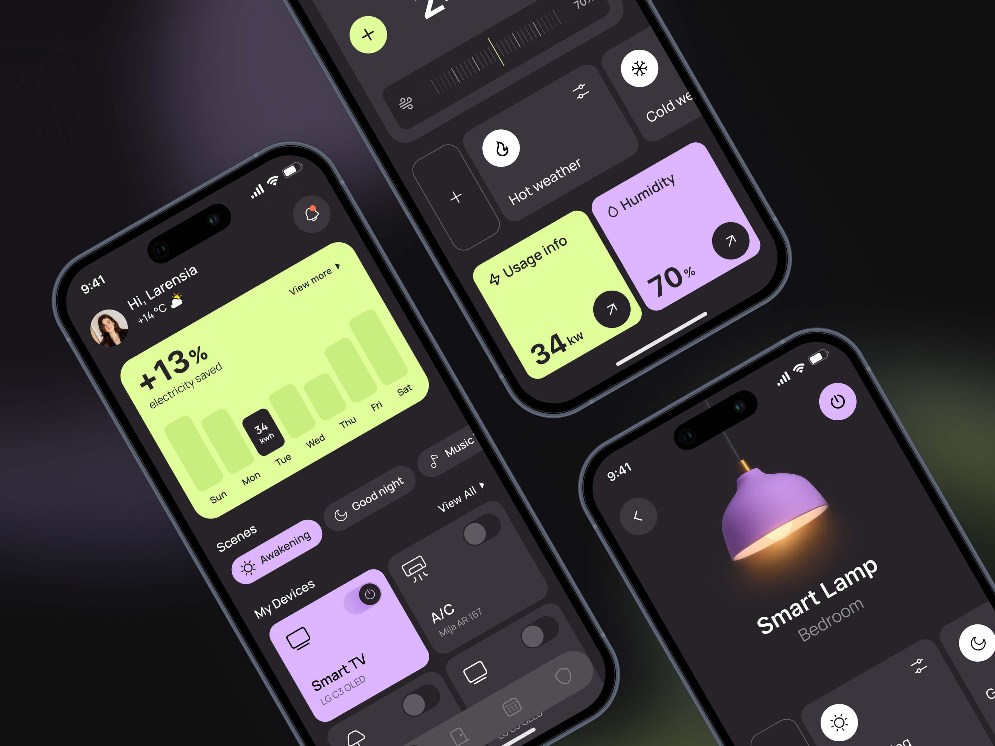 Smart Home App | Mobile App Design | App Interface | App Design by ...