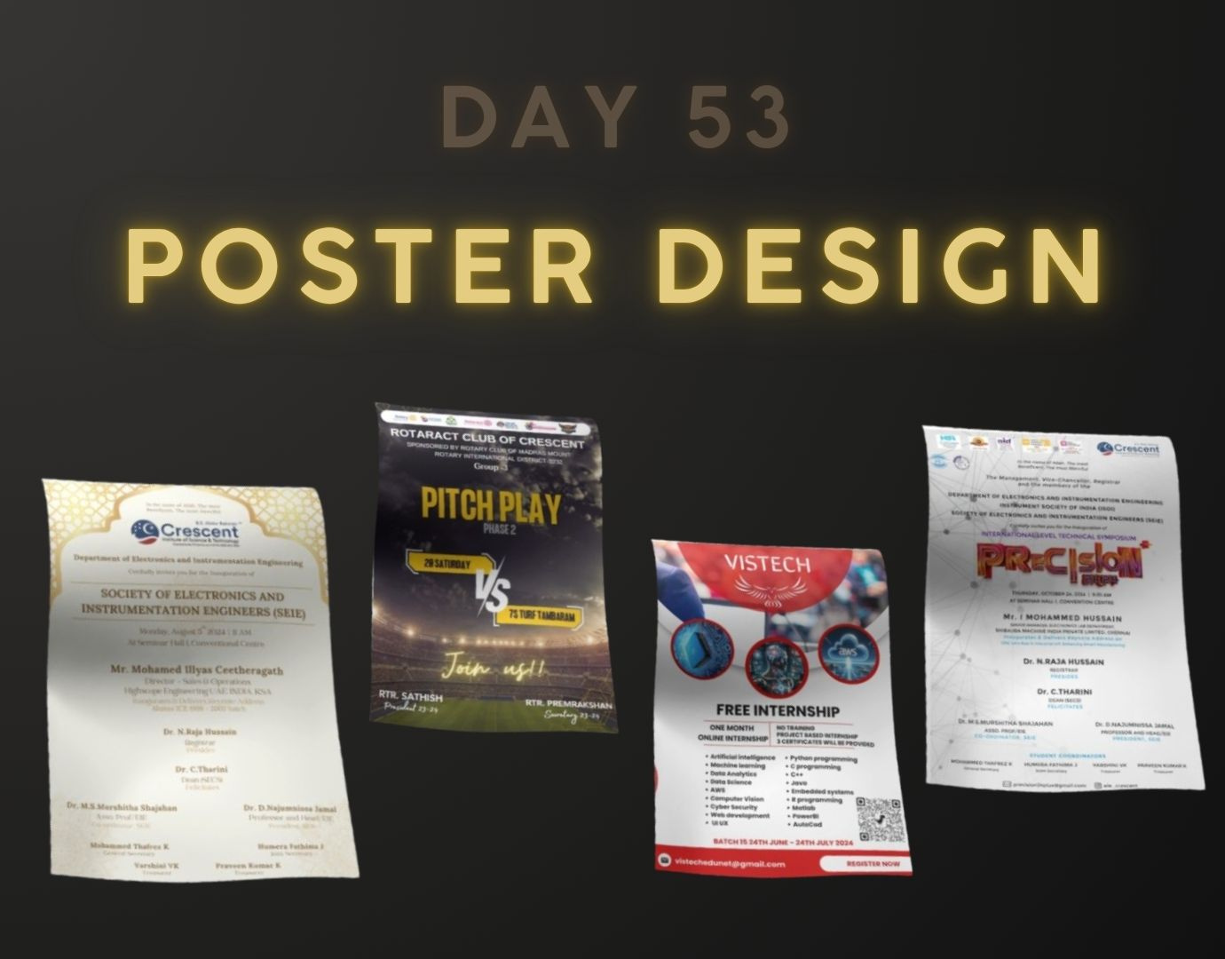 Day 53 of 100 Days Daily UI Challenge: Poster Design by Varshini Vijay ...