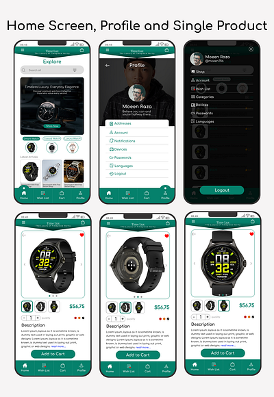 Browse thousands of Profile UI Screen images for design inspiration ...