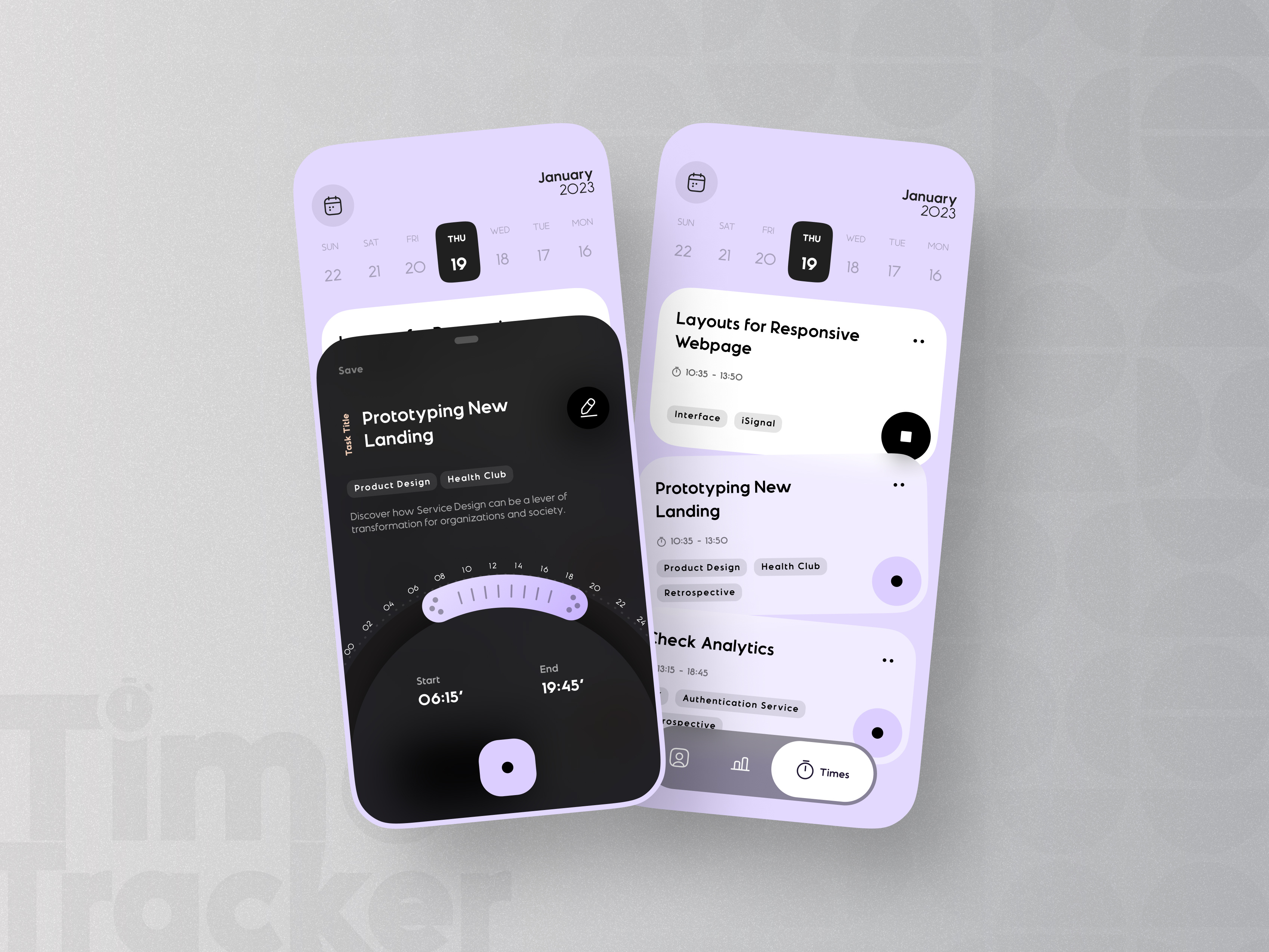 Browse thousands of Time Tracker images for design inspiration | Dribbble
