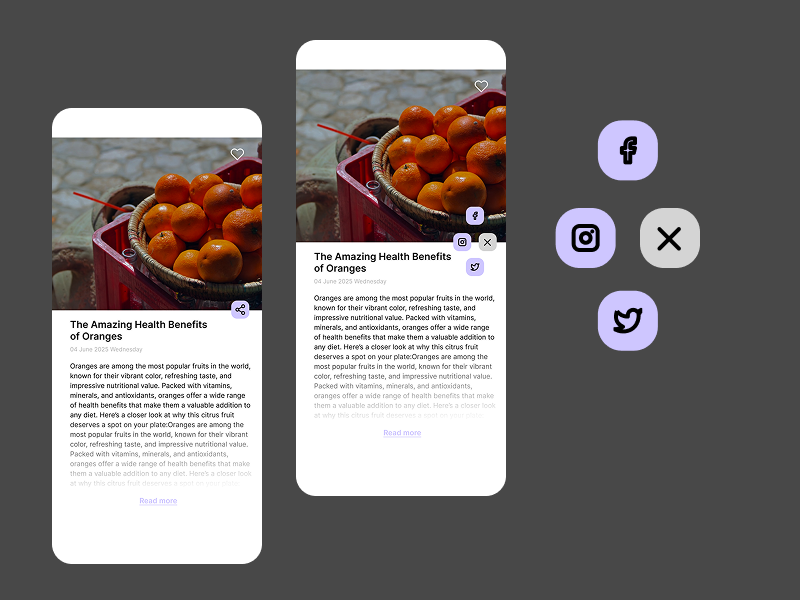 🚀 Daily UI #010 – Share Button by Rutuja Sawant on Dribbble