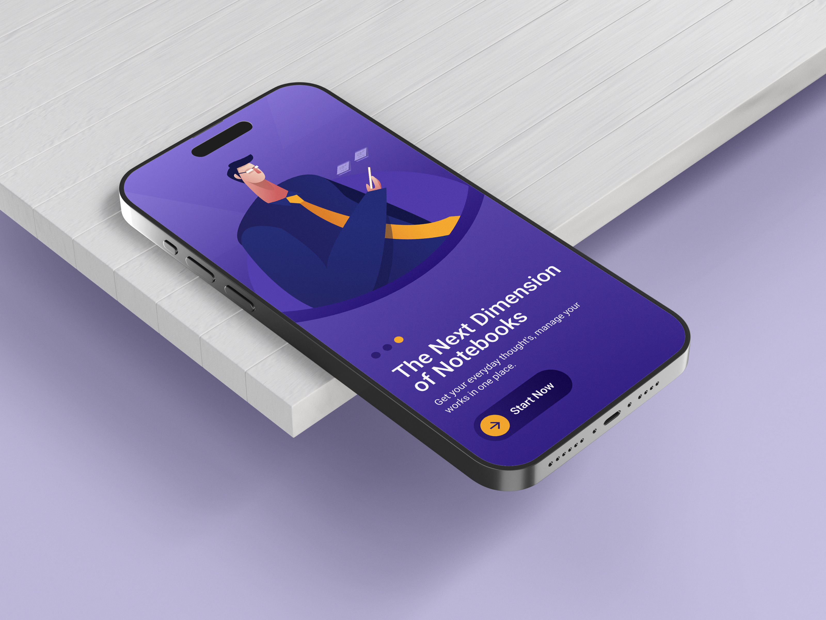 Notebook Mobile App UI - Digital Notebook App For Creatives by Asiq M ...