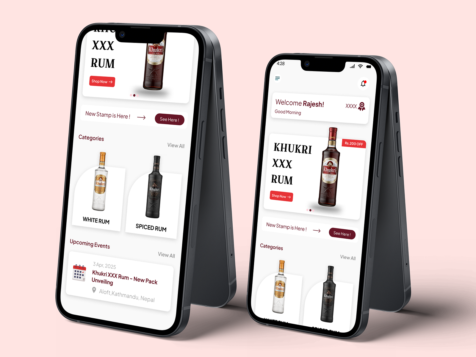 Home screen design by Suresh Dangol on Dribbble