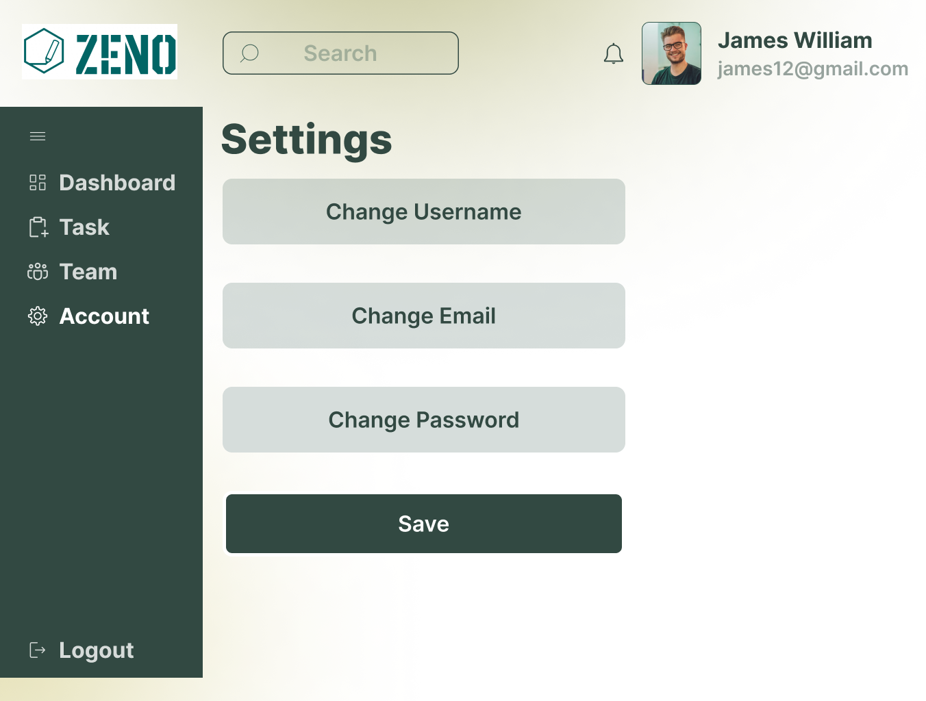ZENO: A task Management System by SushmitaM on Dribbble