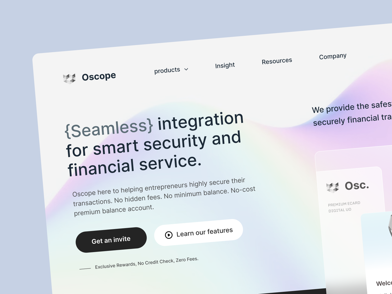 Oscope | Smart Digital Banking by Sandi Dez on Dribbble