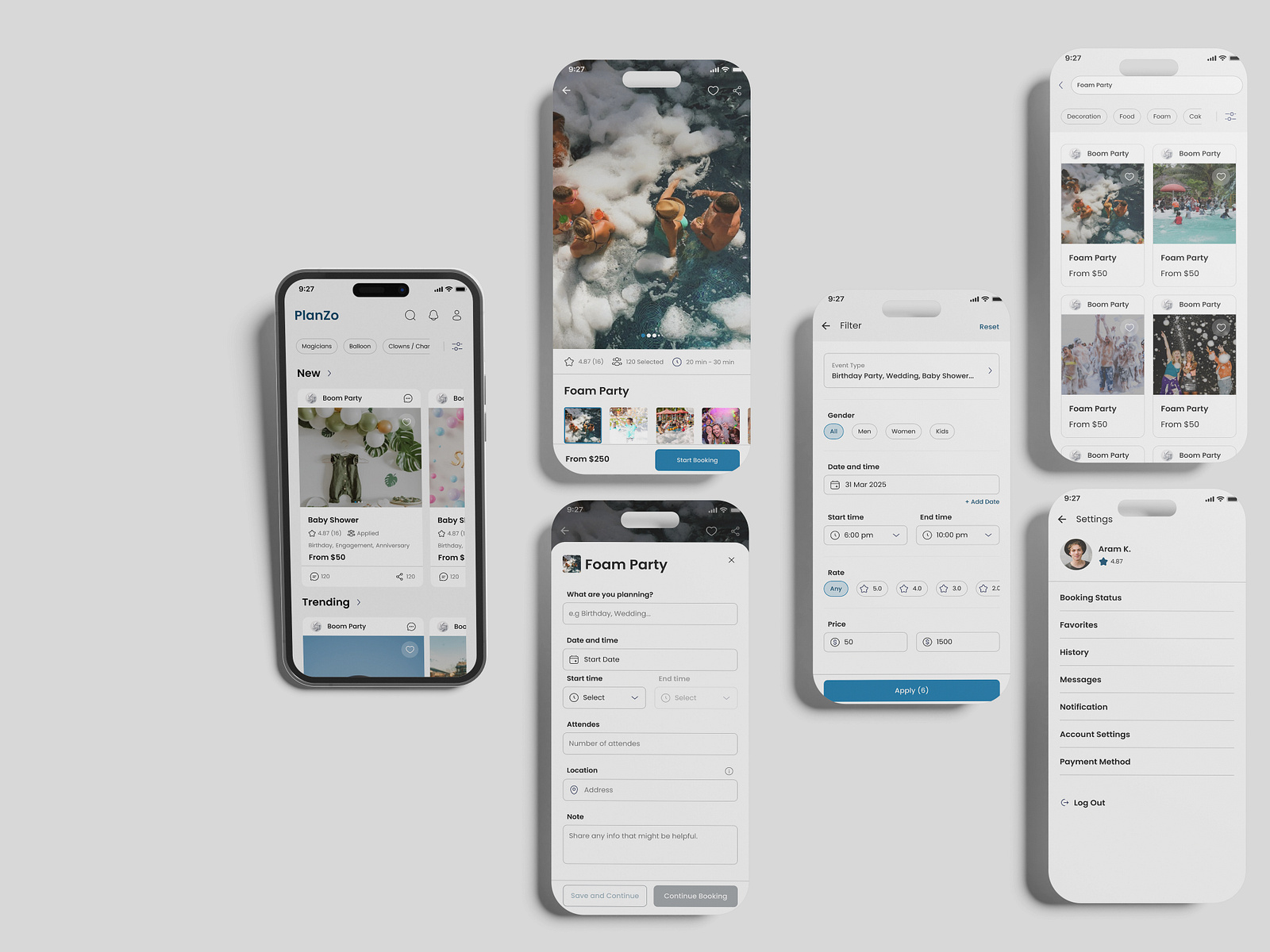 Event Planning App - PlanZo by Sat Ghukasyan on Dribbble