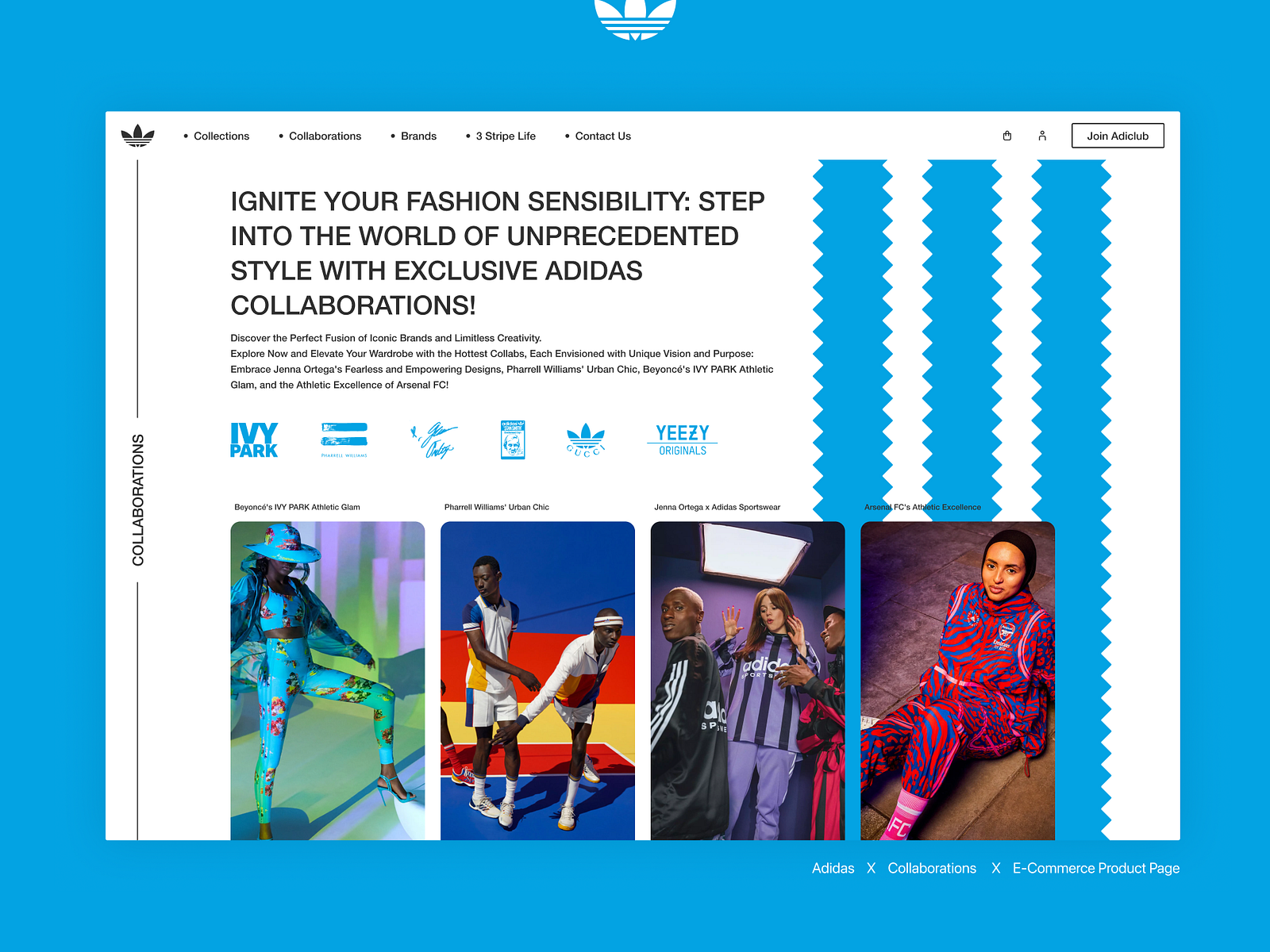 Website / Adidas by Evgeny Skakunov on Dribbble