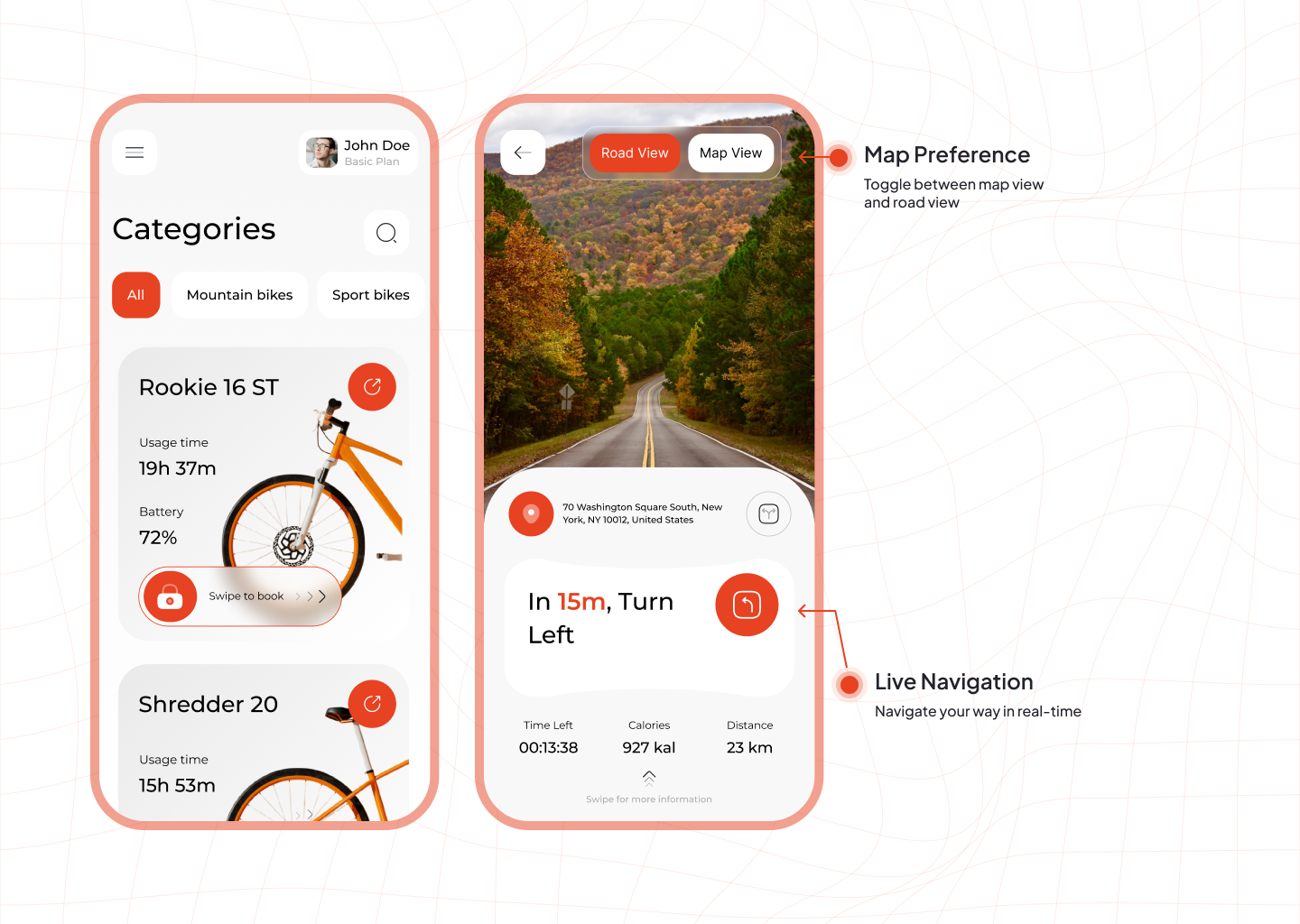 Next-Gen Bike App UI Concept by Ayoade Hakeem on Dribbble