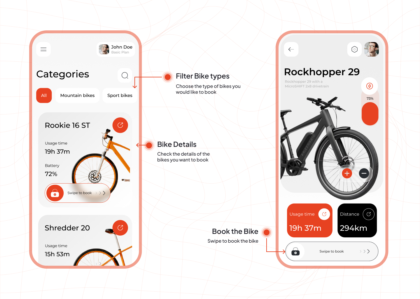Next-Gen Bike App UI Concept by Ayoade Hakeem on Dribbble