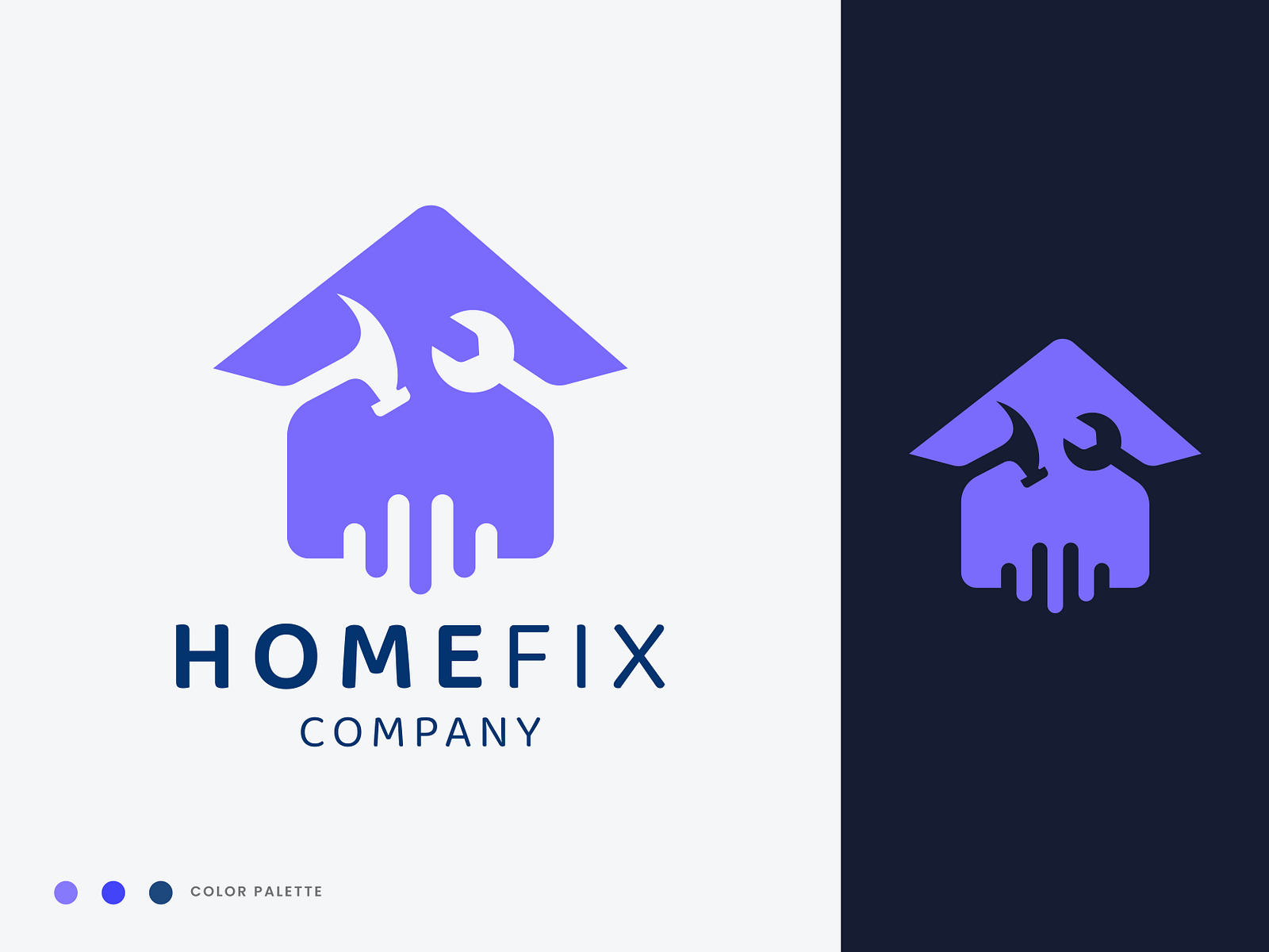 Home fix logo design by Artex on Dribbble