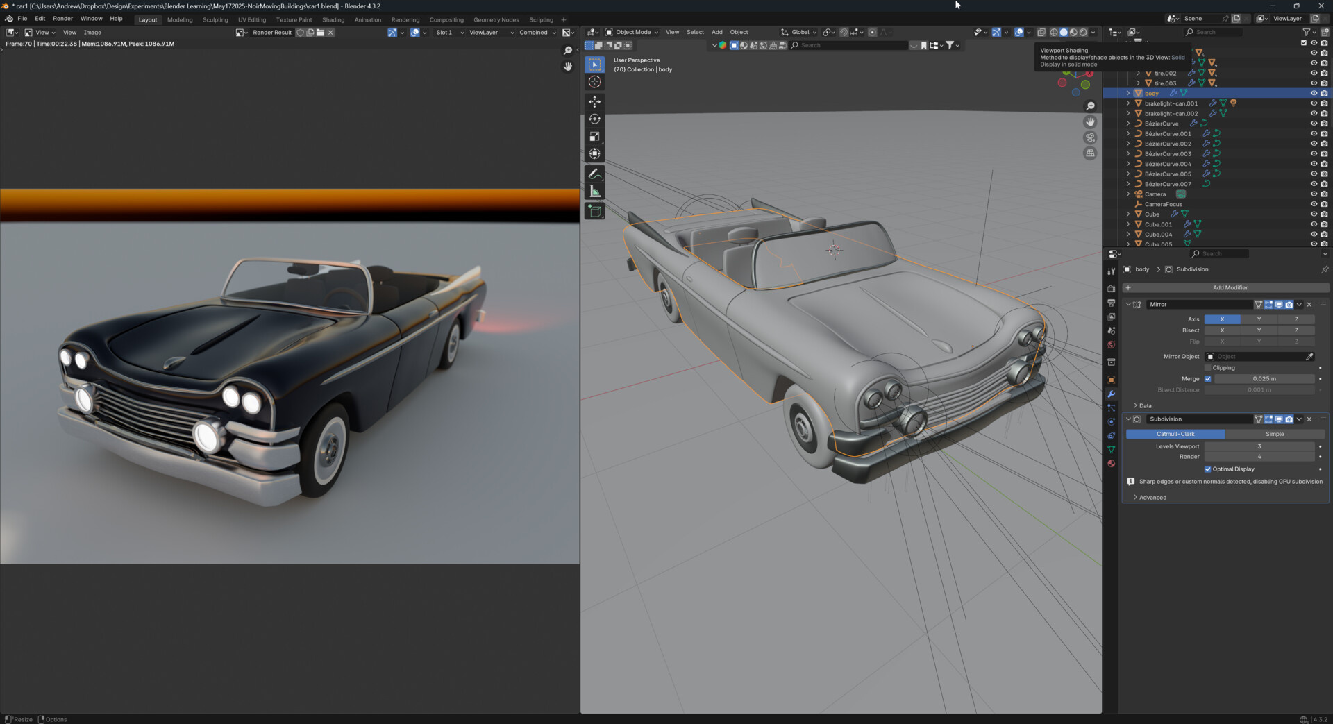 Even More Blender Practice by Andrew Hainen on Dribbble