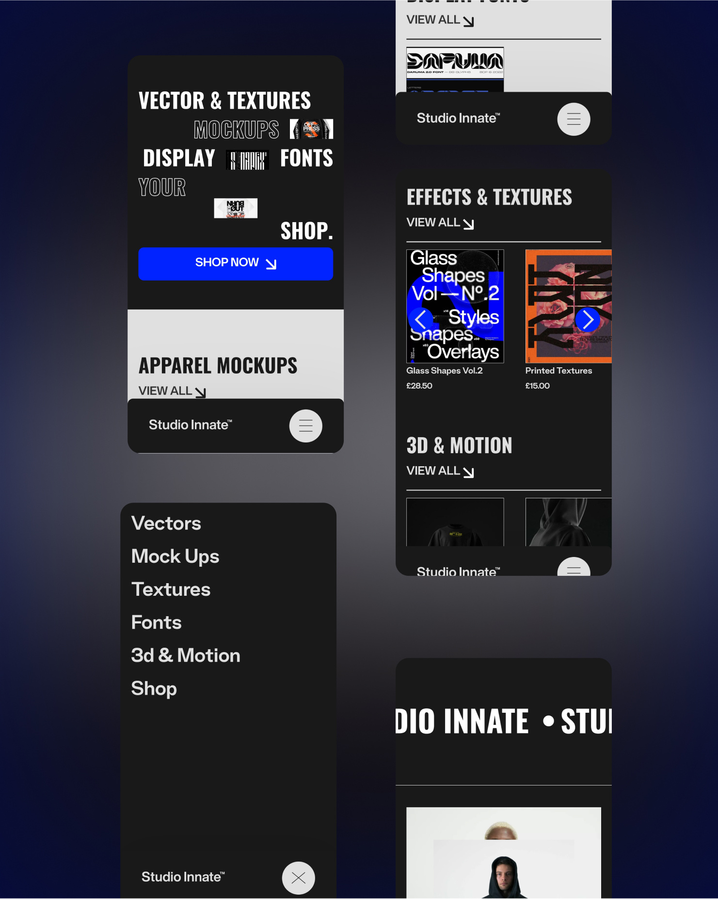 Studio Innate Personal Redesign by Moisés Salman on Dribbble