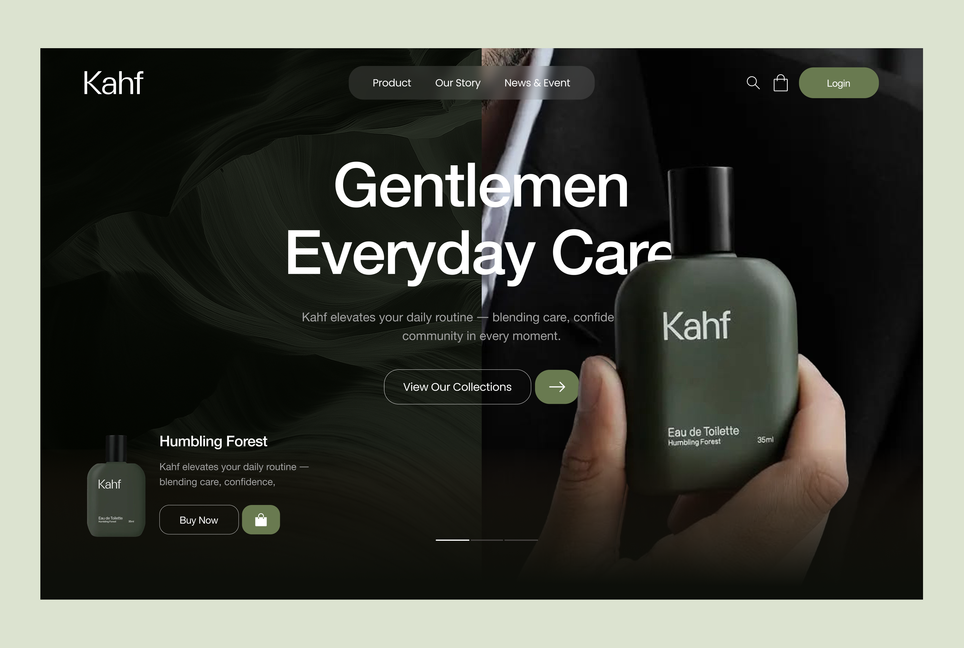 Skincare Website - Kahf Website Redesign by Reka Rahayu for Plainthing ...