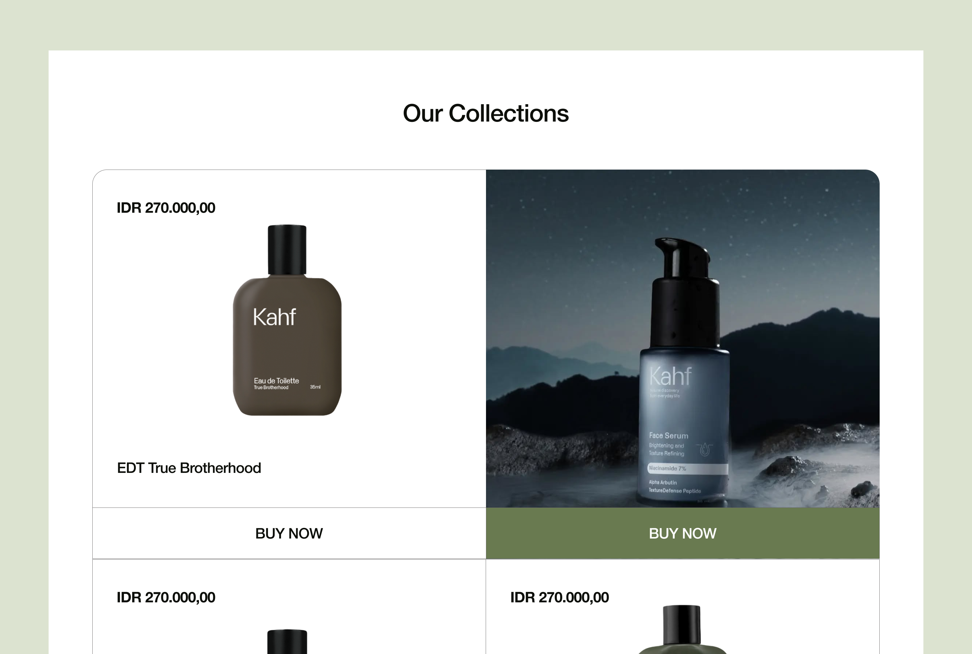 Skincare Website - Kahf Website Redesign by Reka Rahayu for Plainthing ...