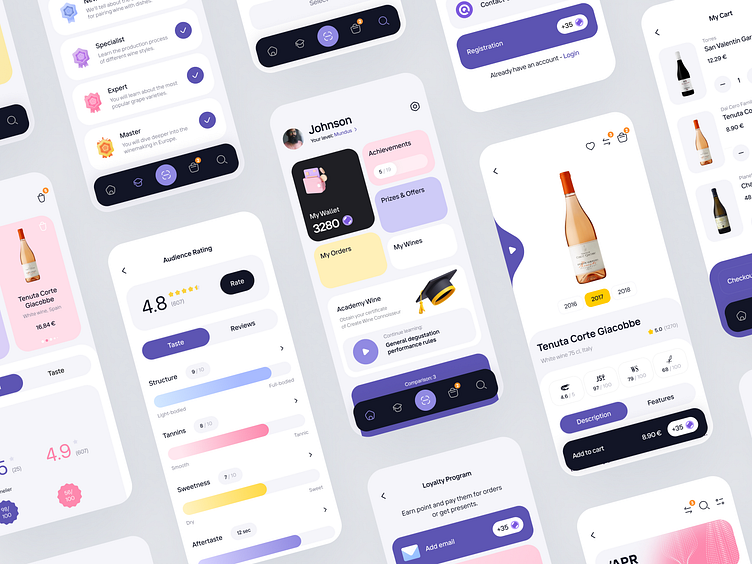 Alcohol Wine Market App by Cuberto on Dribbble