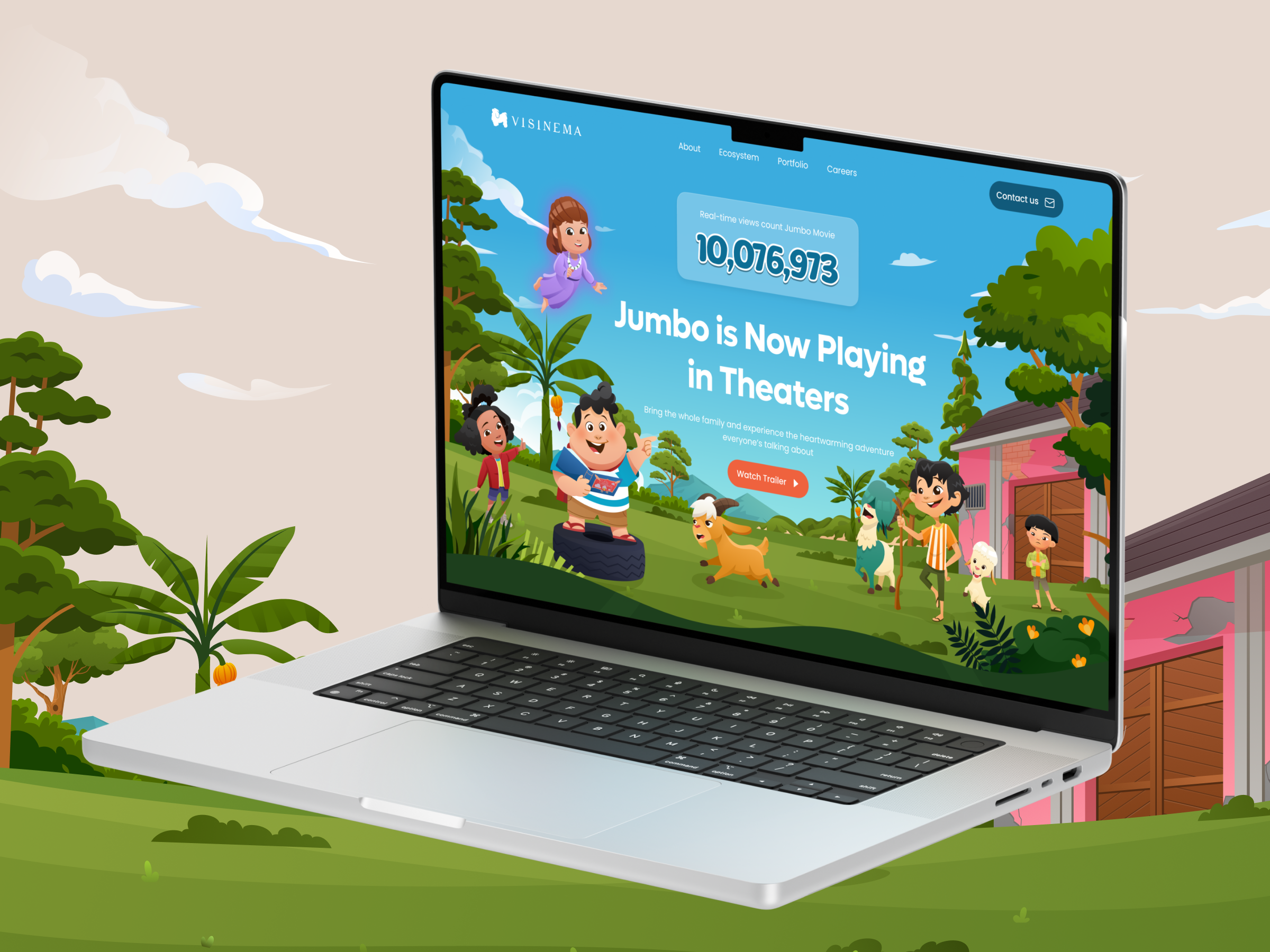 Visinema - Movie PH Landing Page Animation 🎬 by Orely on Dribbble