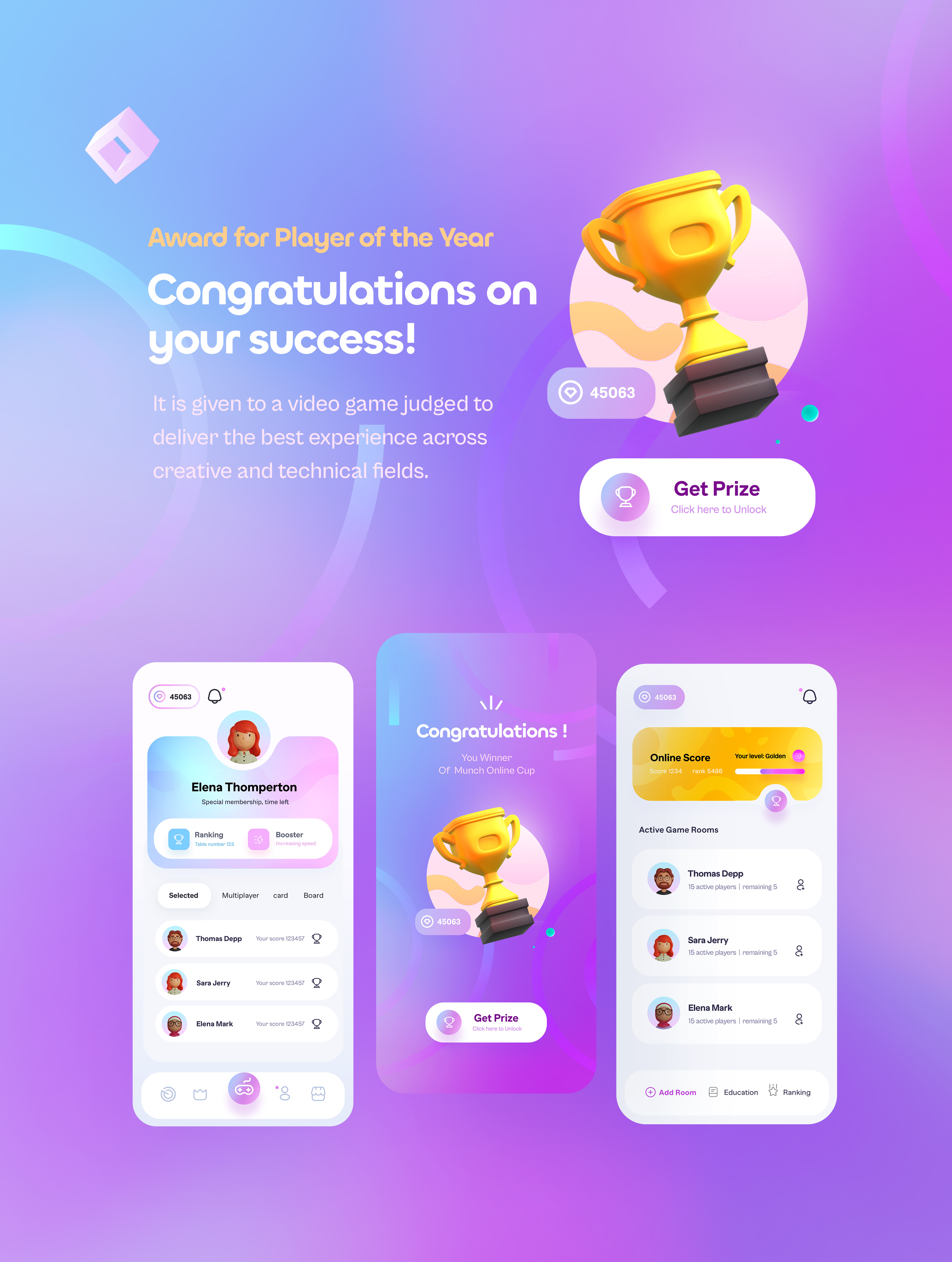 Multi Game - Mobile Game Design by Saeed Yousefi on Dribbble