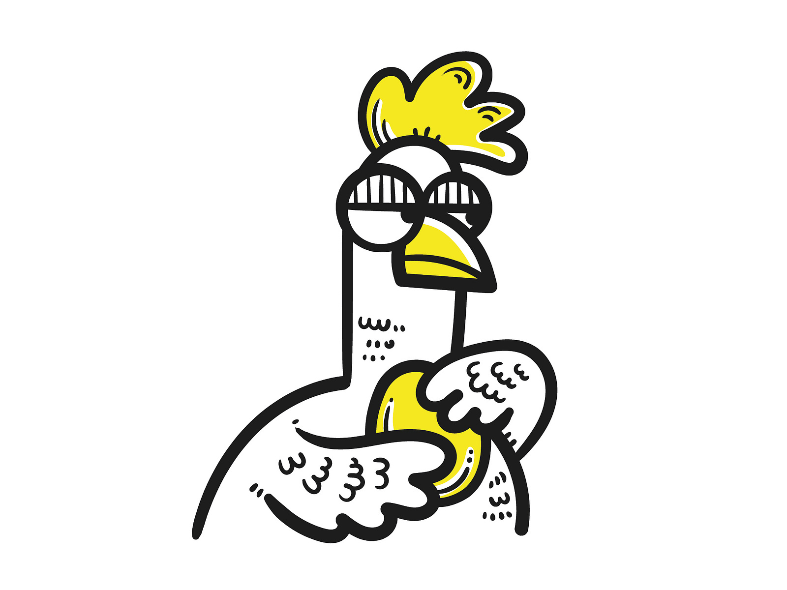 Doodle Character: Chicken by Anastasia on Dribbble
