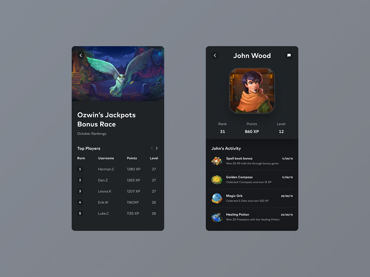 Browse thousands of Game Profile images for design inspiration | Dribbble